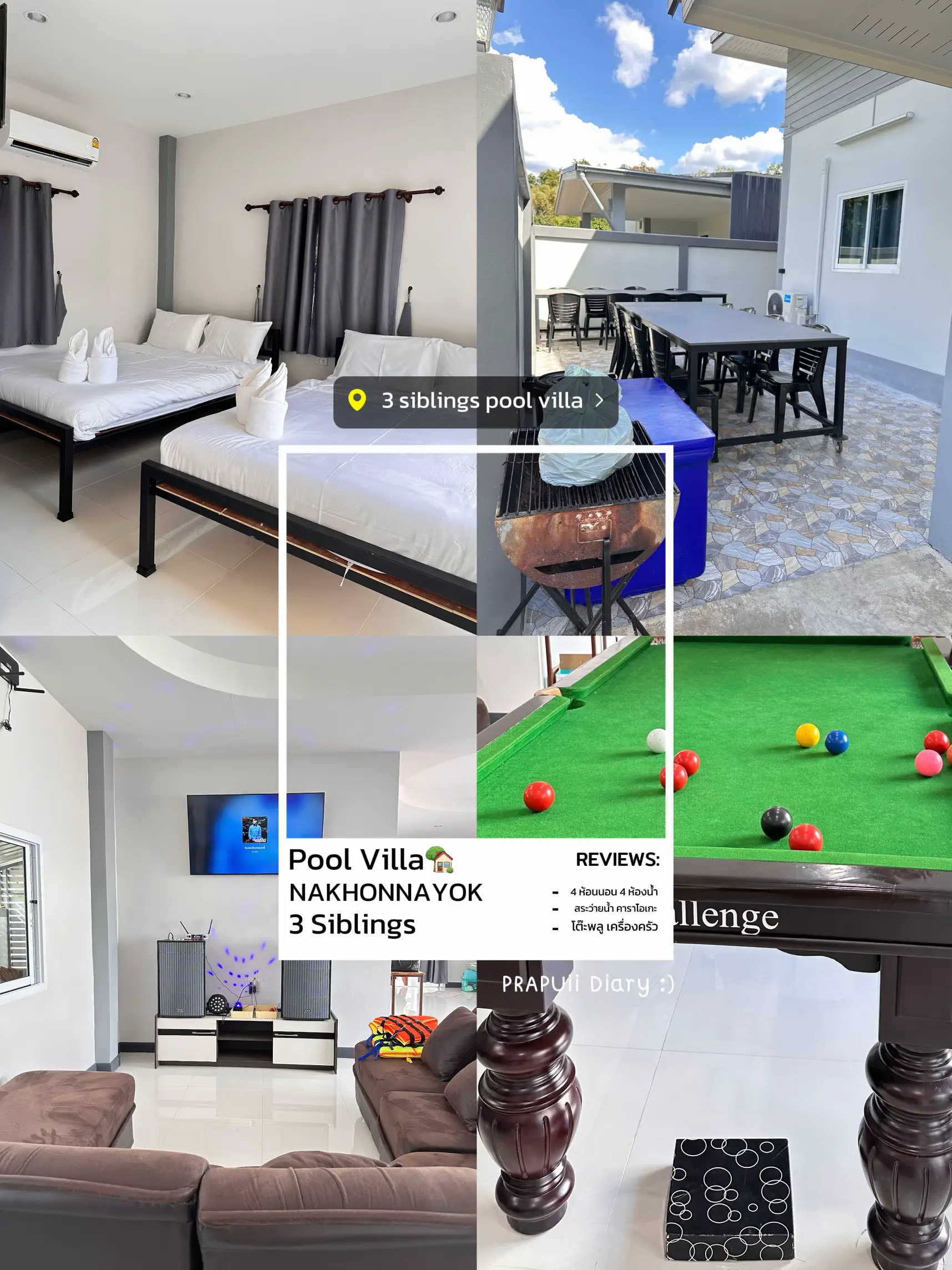 📍รีวิวที่พัก นครนายก 🏝ทริปเที่ยวแผนกยกแก๊ง🌿 | แกลเลอรีที่โพสต์โดย S'POY | Lemon8