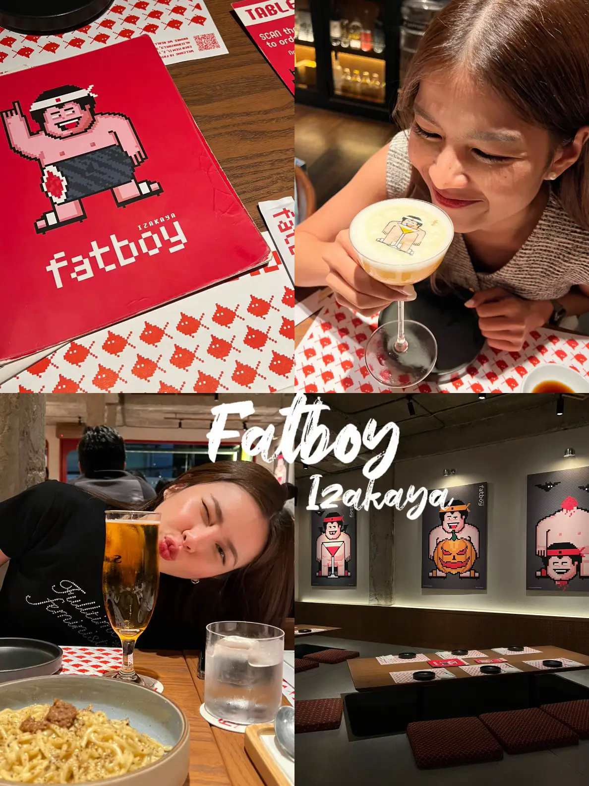 Fatboy Izakaya 🥂 พาเพื่อนไปทำคอนเท้นต์ | แกลเลอรีที่โพสต์โดย mameaw | Lemon8