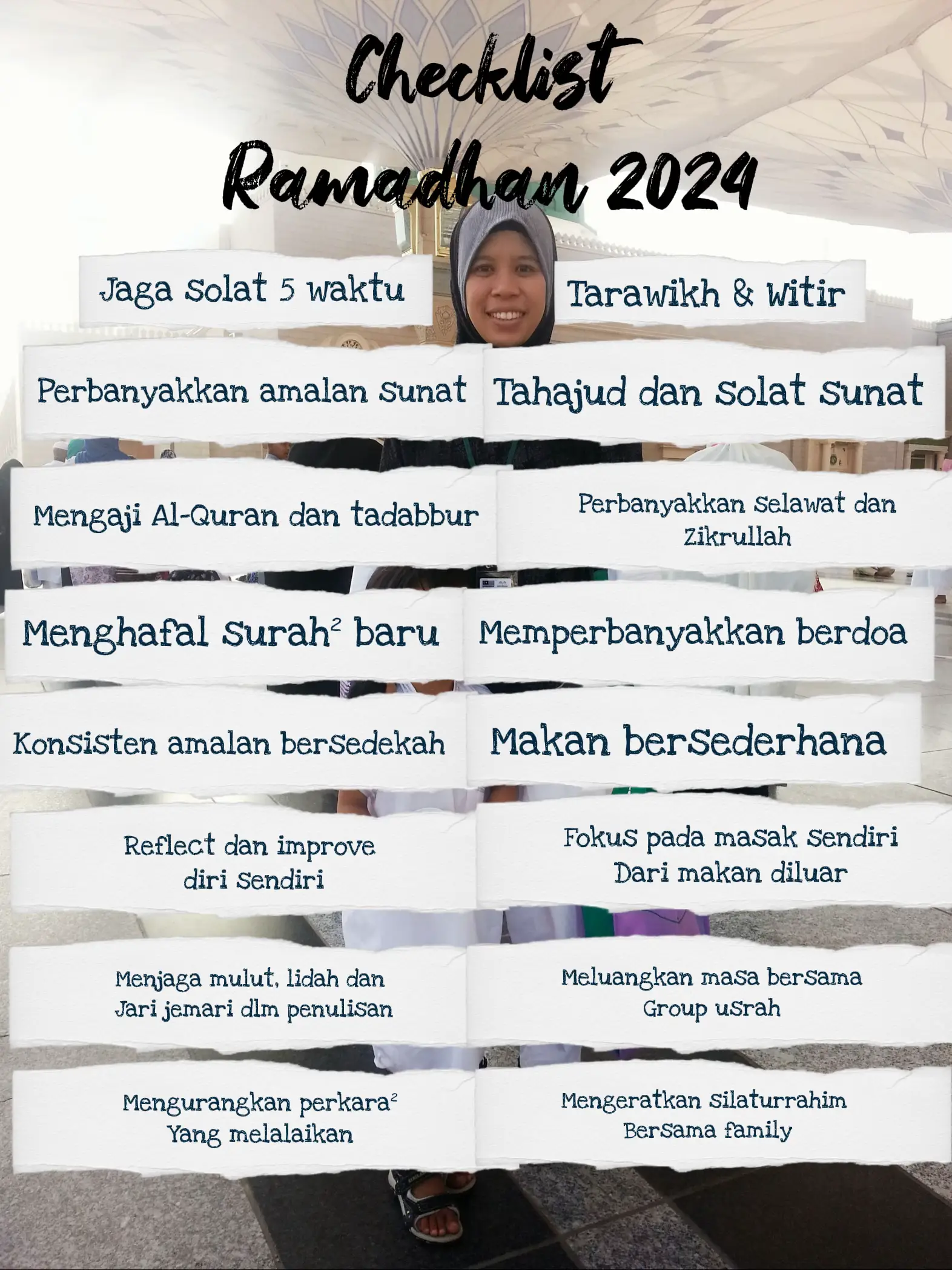 Checklist Ramadhan 2024 | Galeri disiarkan oleh ruma_mrsnisa | Lemon8