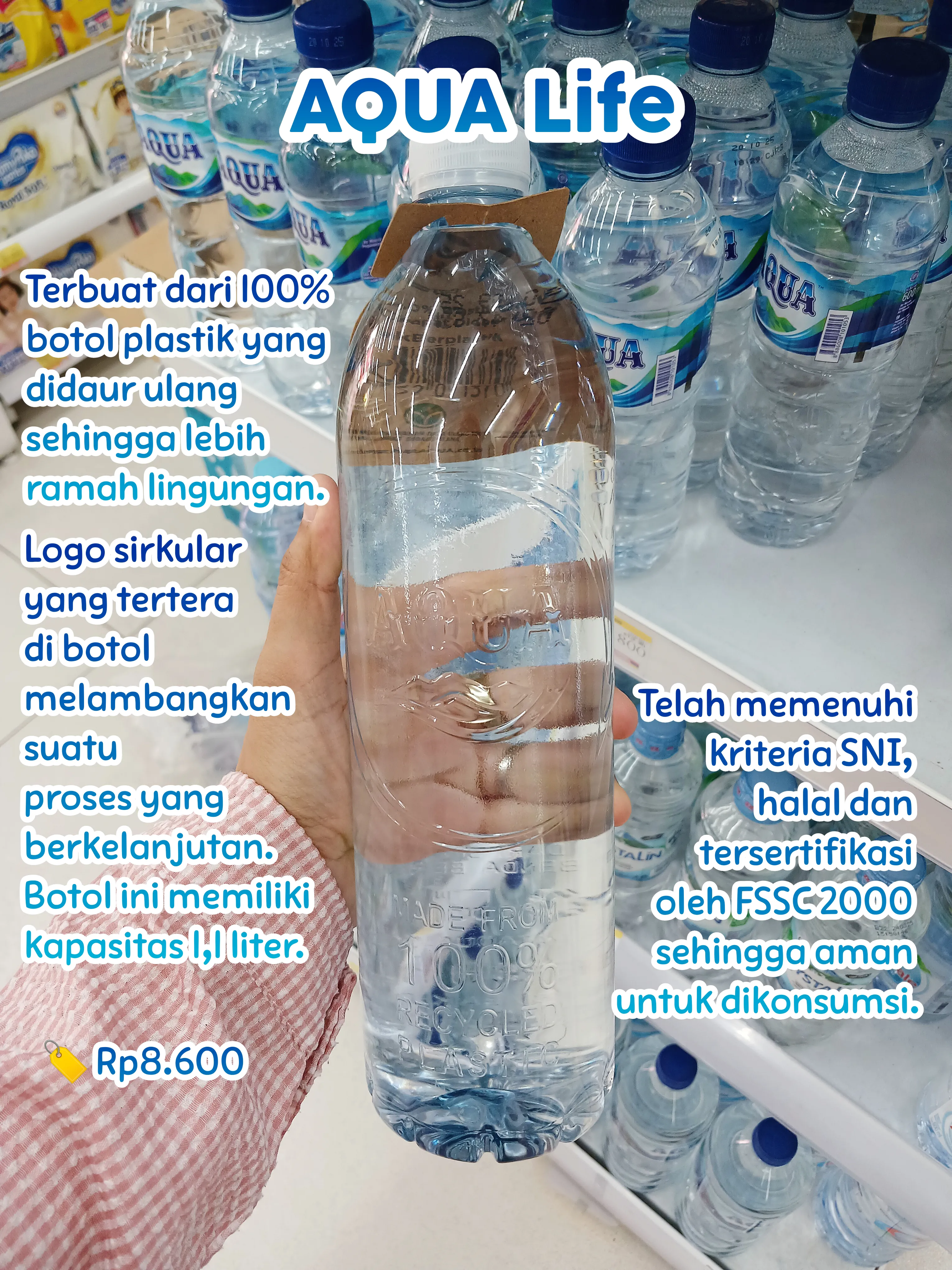 Sama-sama AQUA, Kok Botolnya Beda ️🤔 | Galeri diposting oleh Kidung Renjana | Lemon8