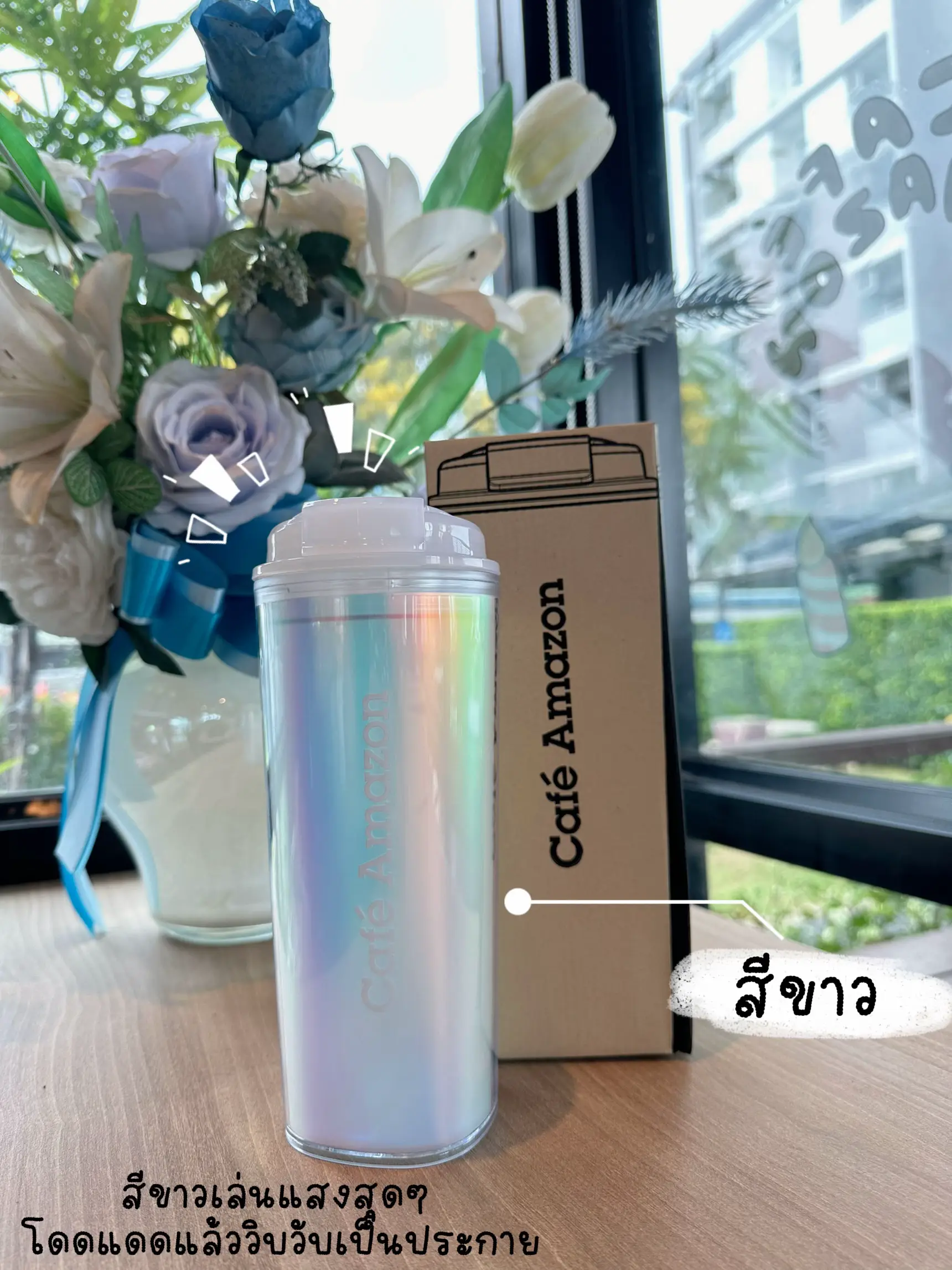 แก้วพลาสติกสองชั้น Amazon | แกลเลอรีที่โพสต์โดย Lukpat🤍 | Lemon8