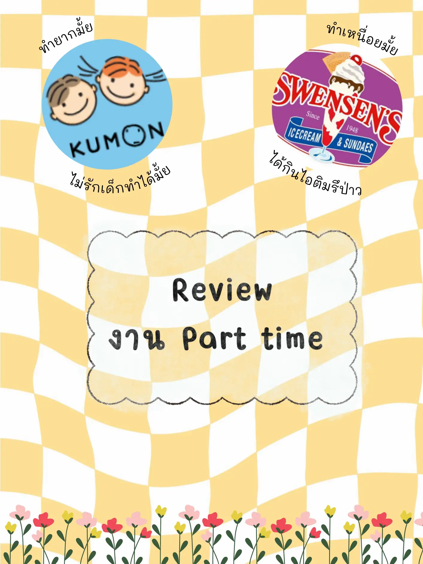 รีวิวทำงาน Part Time ฉบับนักเรียนนักศึกษา‼️ | แกลเลอรีที่โพสต์โดย Mooi | Lemon8