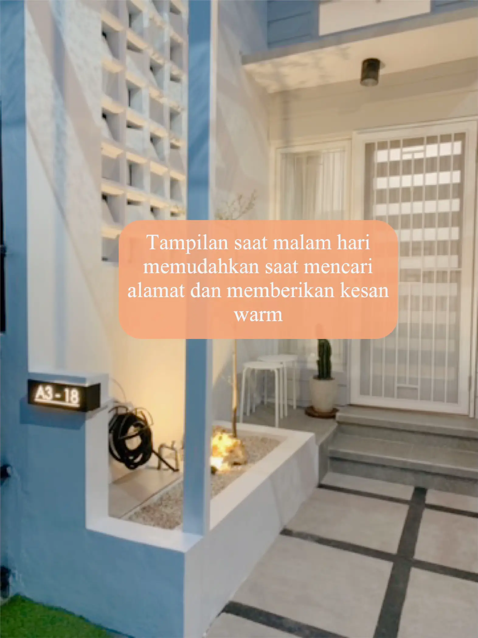 Nomor rumah estetik | Galeri diposting oleh of3house | Lemon8