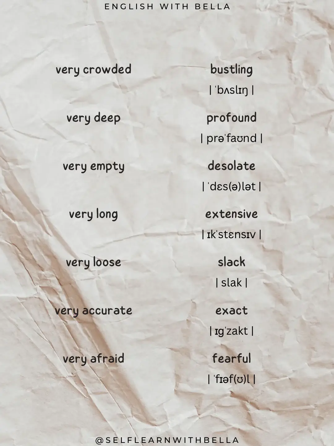 Stop saying Very... | Gallery posted by Bella English | Lemon8