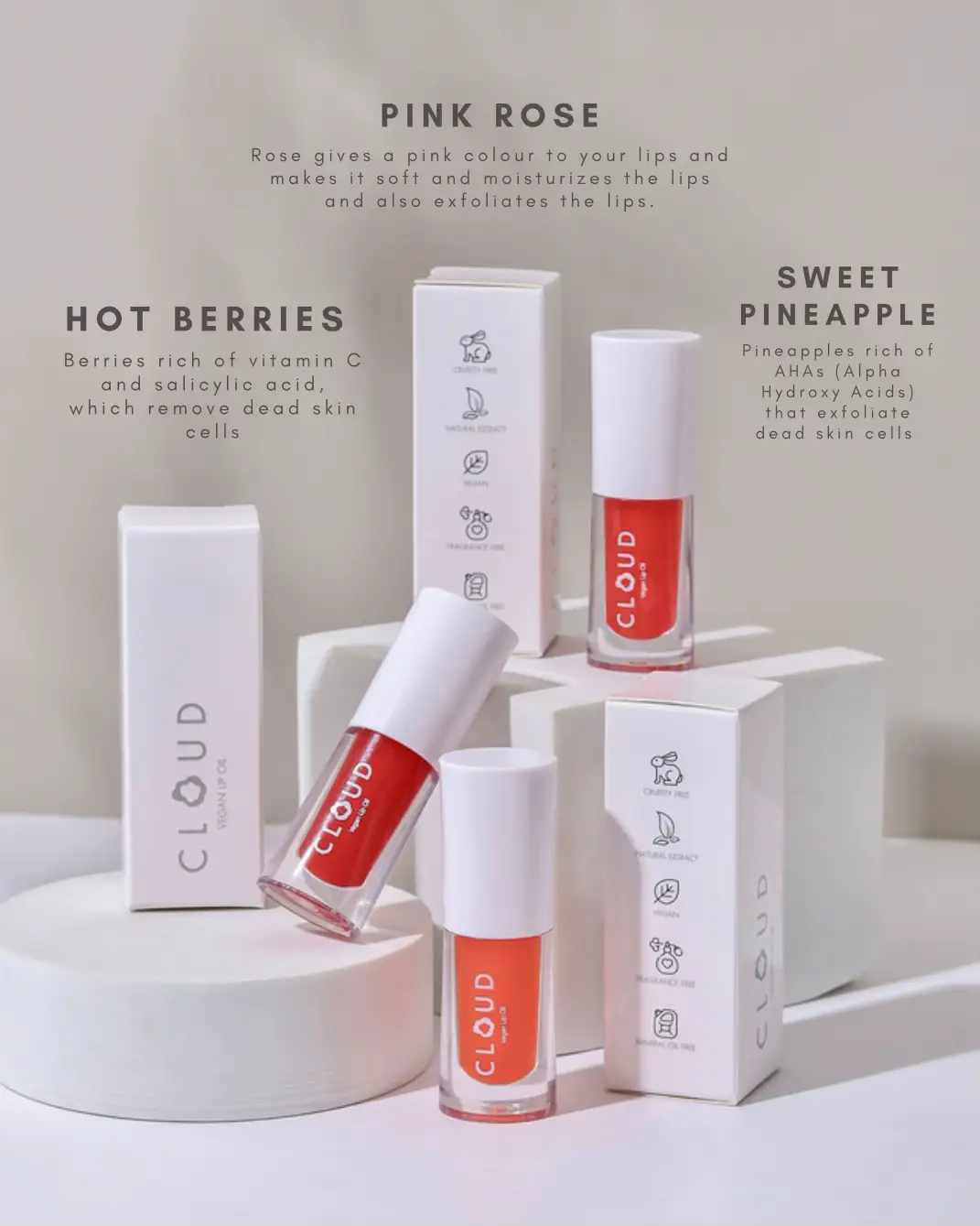 วีเเกน ลิปออยล์ สารสกัดจากธรรมชาติ | แกลเลอรีที่โพสต์โดย Cloud | Lemon8