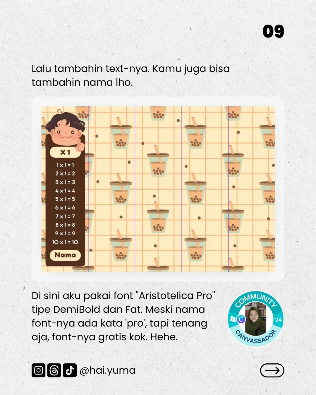 Tutorial Bikin Flashcard Perkalian di Canva Free | Galeri diposting ...