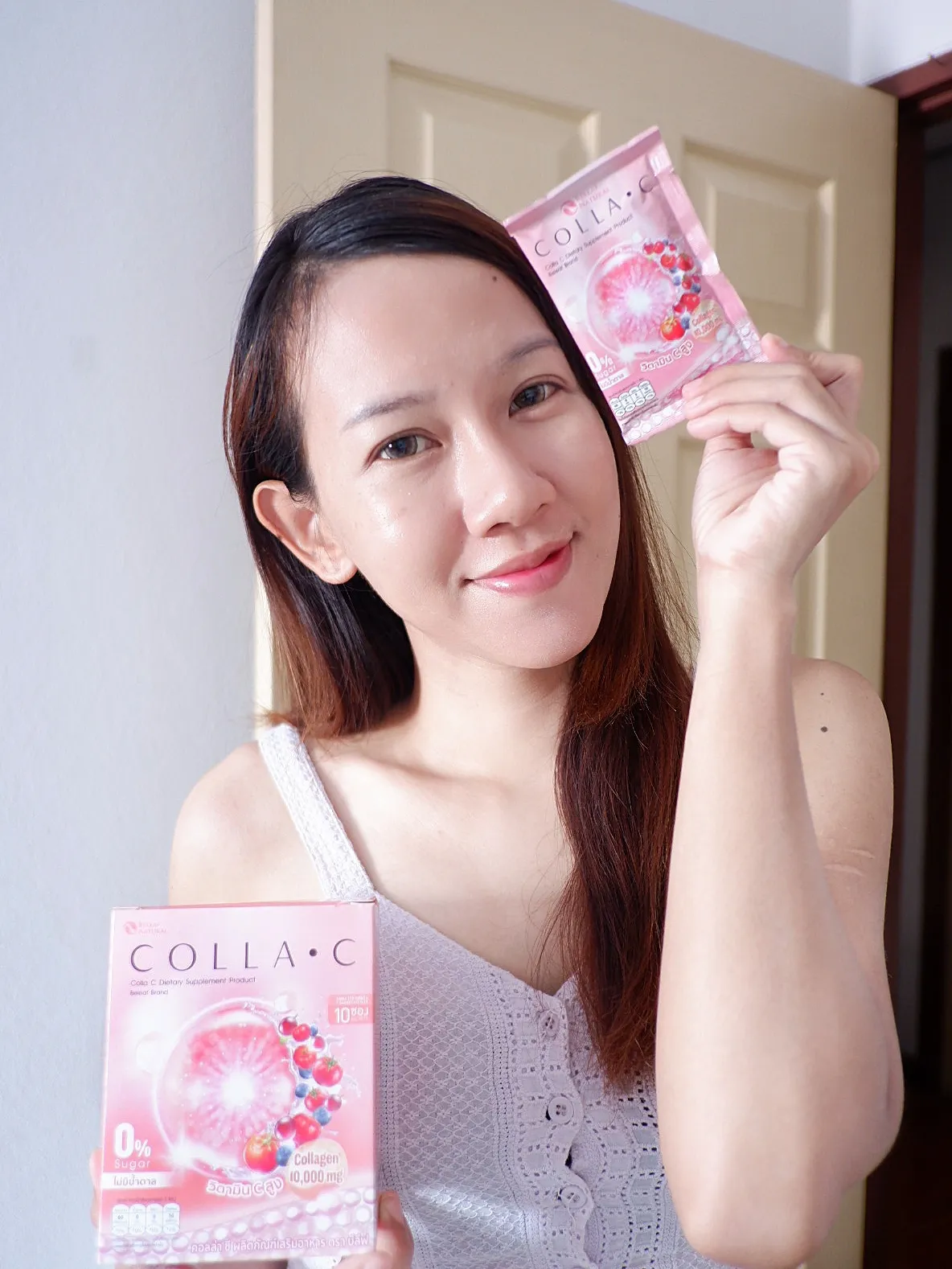 คอลลาเจน Colla-c กู้ผิวโทรมในกล่องเดียว | แกลเลอรีที่โพสต์โดย Numsom Araya | Lemon8