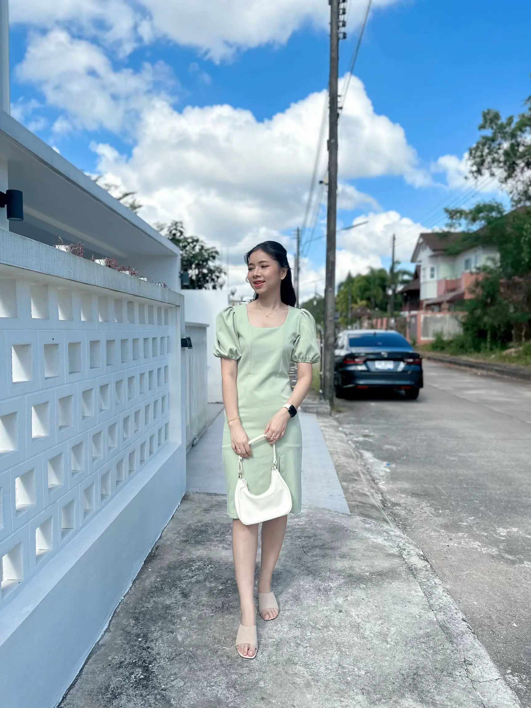 ชุดไปงานแต่ง ตรีมสีเขียว | แกลเลอรีที่โพสต์โดย Lukpat🤍 | Lemon8