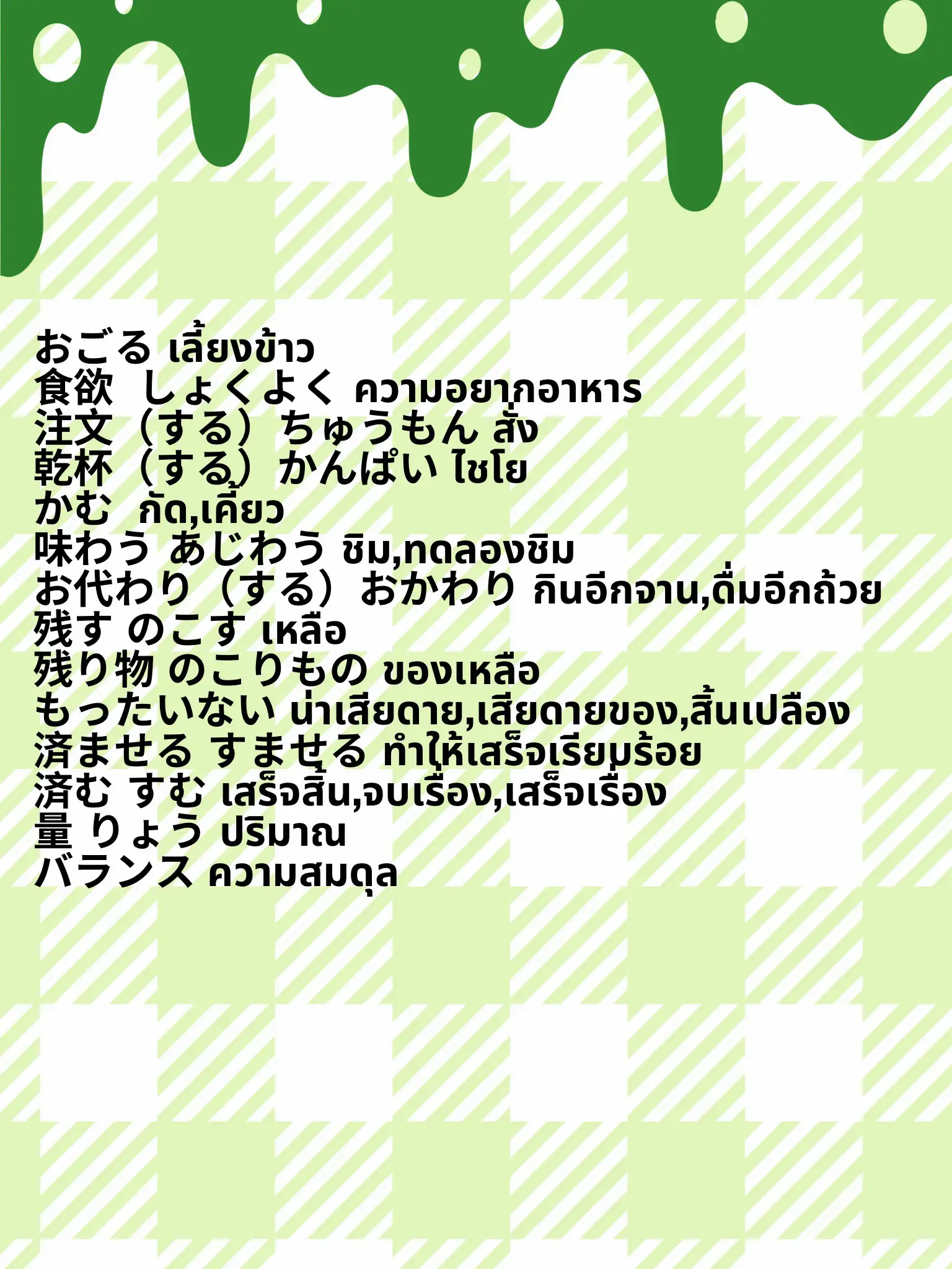 แชร์ 2000 ศัพท์ JLPT N3 chapter 2 (S2) | แกลเลอรีที่โพสต์โดย Miyaokechannel | Lemon8