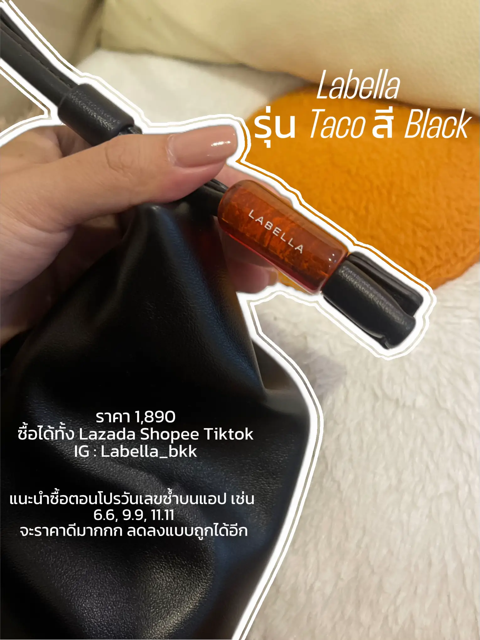 ป้ายยา! LABELLA Taco กระเป๋าดี ที่ควรมีติดบ้าน | แกลเลอรีที่โพสต์โดย Taetae🌷 | Lemon8