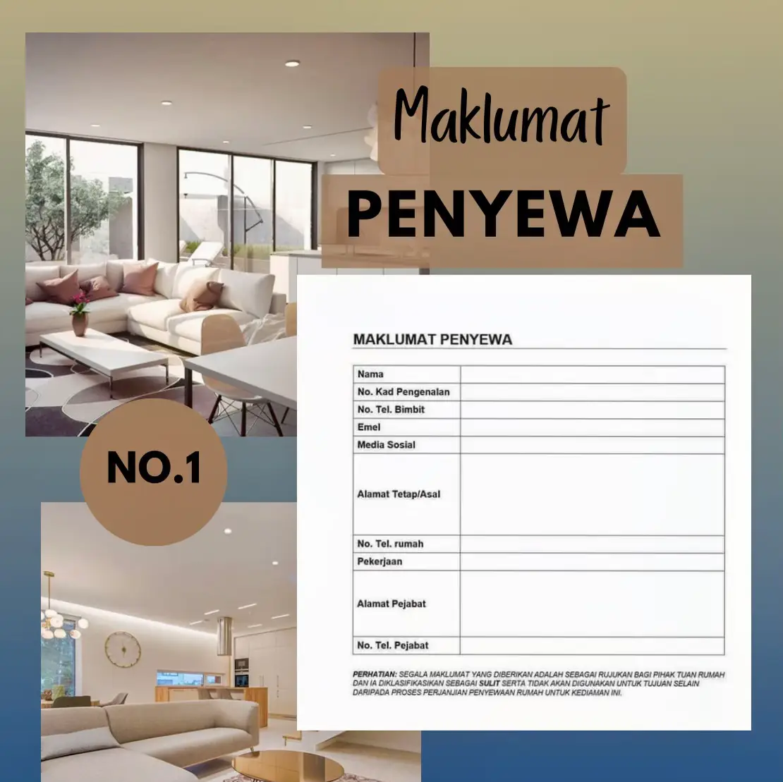 CONTOH PERJANJIAN SEWA RUMAH | Galeri disiarkan oleh Sky | Lemon8