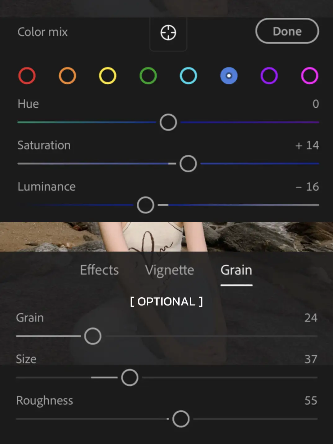 How to กู้รูปแสงพังด้วยแอพ lightroom 📸 | แกลเลอรีที่โพสต์โดย beamutcha | Lemon8