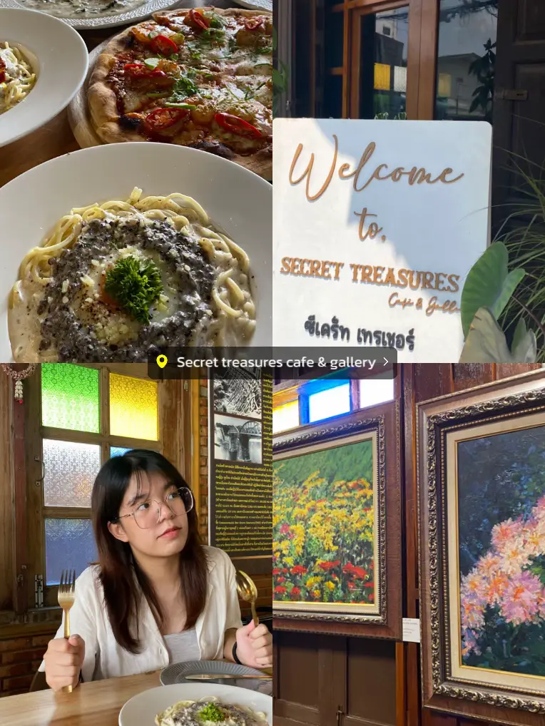 Secret treasure café&gallery ร้านอร่อยในเมืองกาญจน์ 🤤🌮 | แกลเลอรีที่ ...