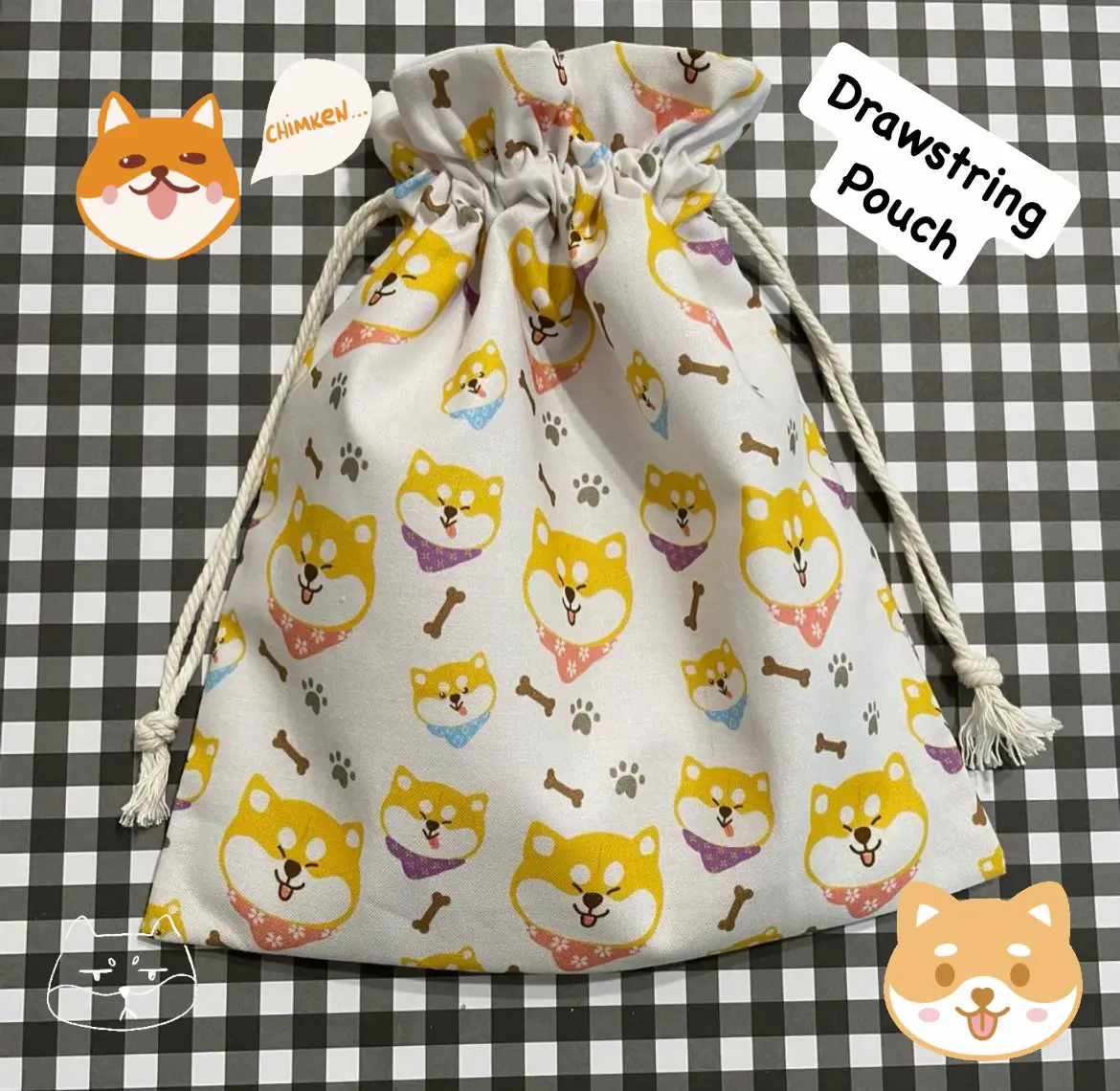 Fabric Drawstring Pouch | Gallery posted by L.Seamstress | Lemon8