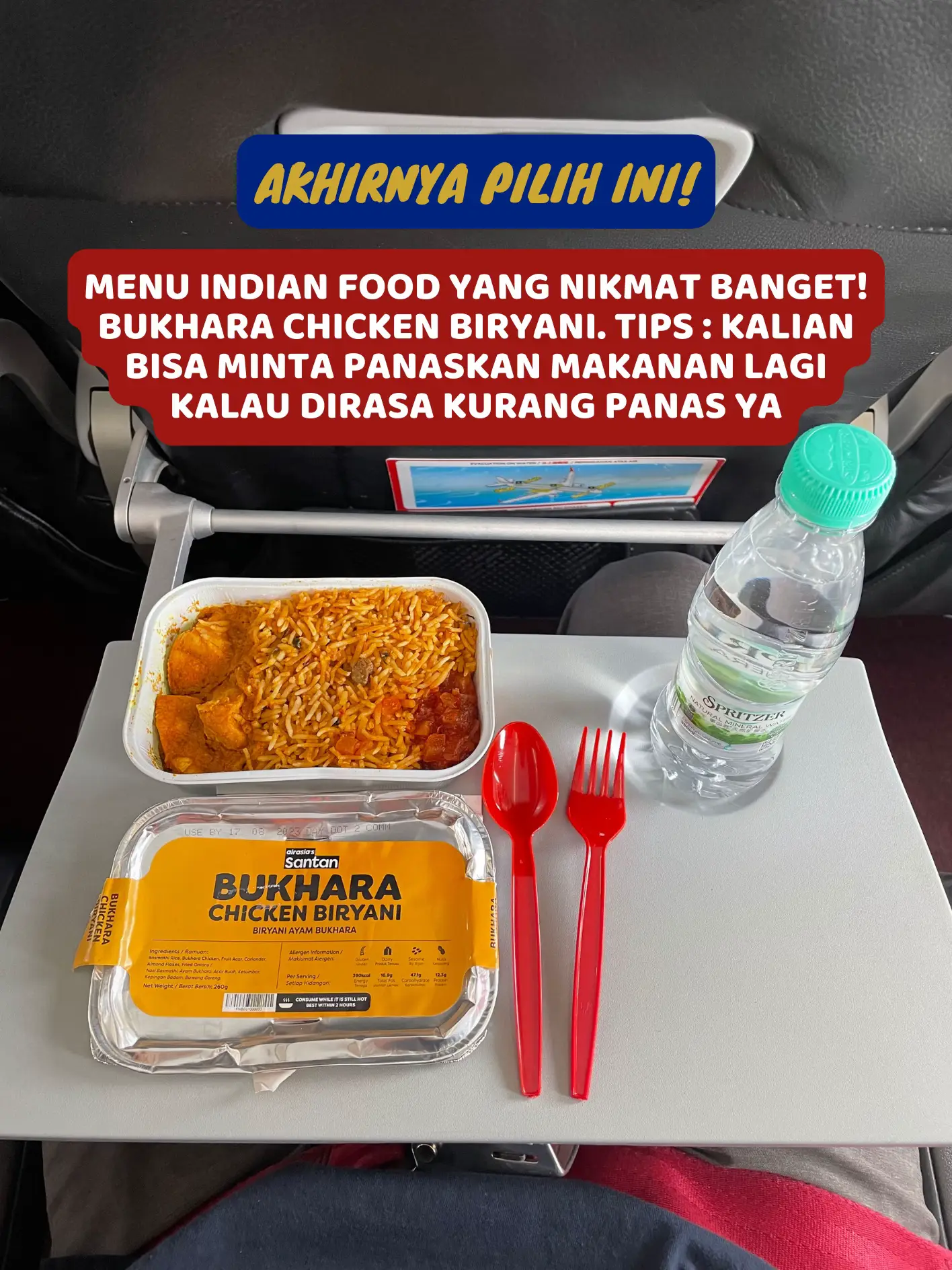 HIDDEN MENU! TUTORIAL PESAN MAKAN DI PESAWAT! ️🍽️ | Galeri diposting ...