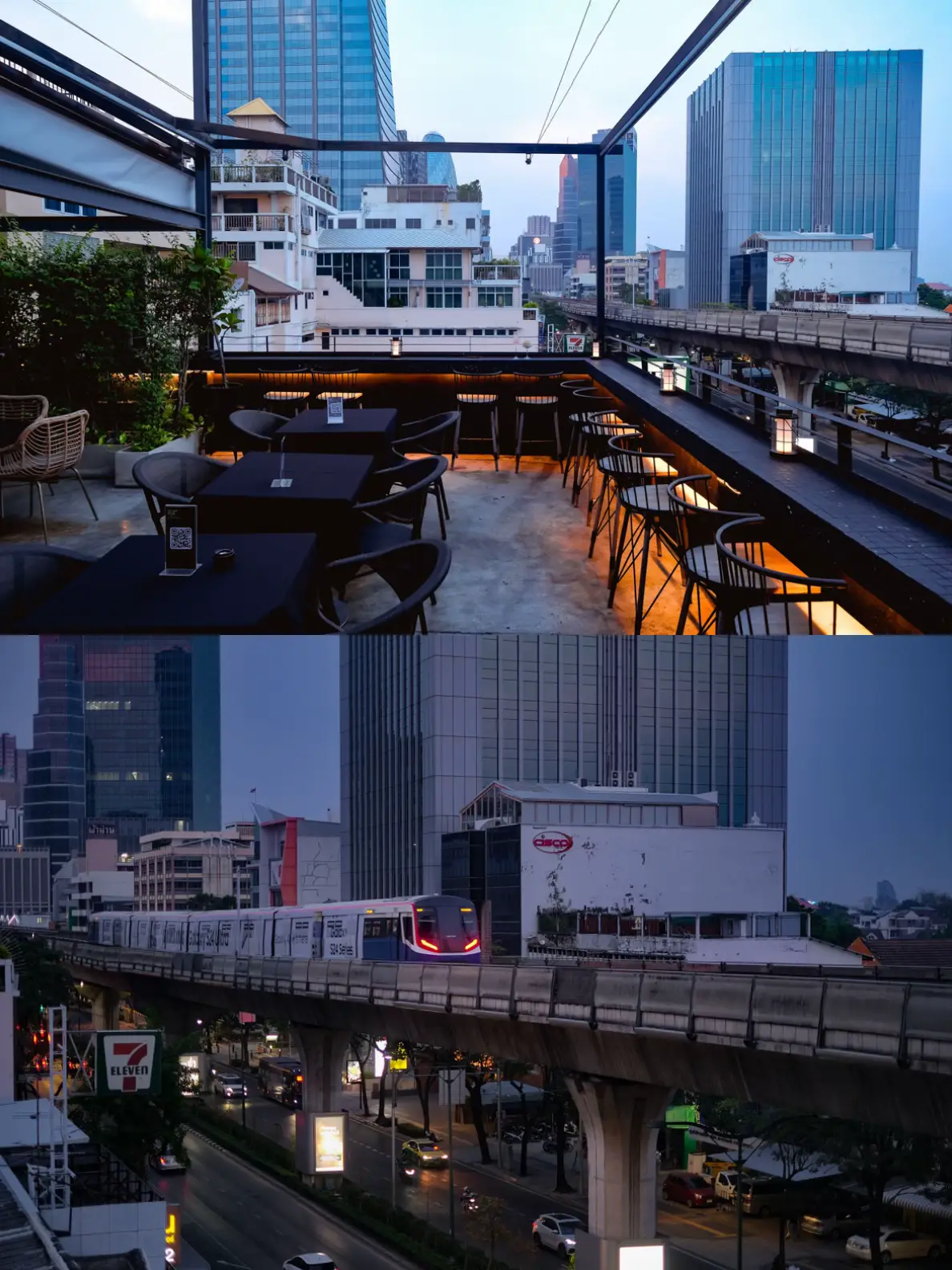 VELA Rooftop รูฟท็อปวิวรถไฟฟ้าบรรยากาศดี มีดนตรีสด 😆💕 | แกลเลอรีที่ ...