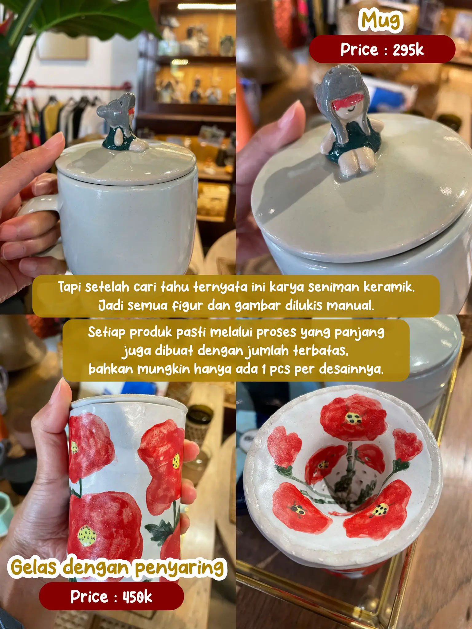 Gelas kecil 500rb-an, mahal amat?! | Galeri disiarkan oleh rumahmaknaa ...