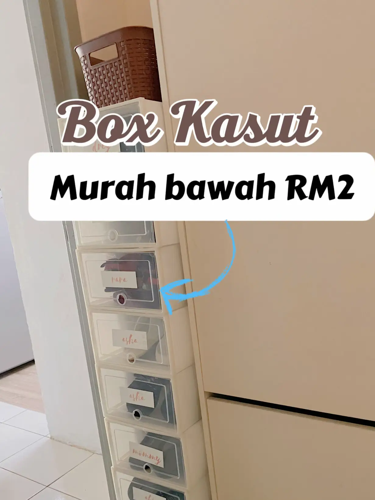 Box Kasut MURAH BAWAH RM2 | Galeri disiarkan oleh wawadels | Lemon8