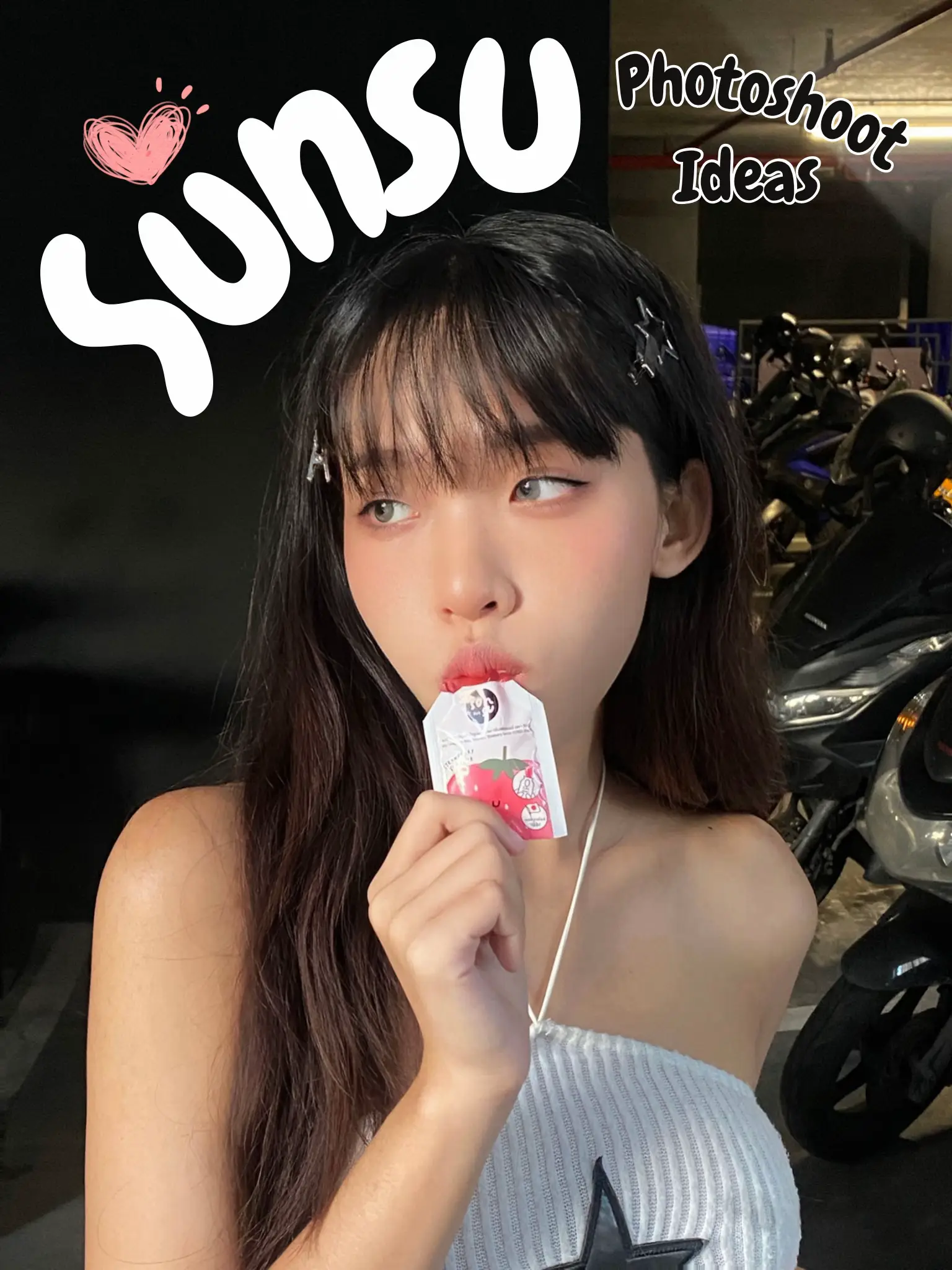 Idea | ถ่ายรูปสุดคิ้วท์ง่ายๆ แค่มีเยลลี่ Sunsu | แกลเลอรีที่โพสต์โดย jjxnnxx_ | Lemon8