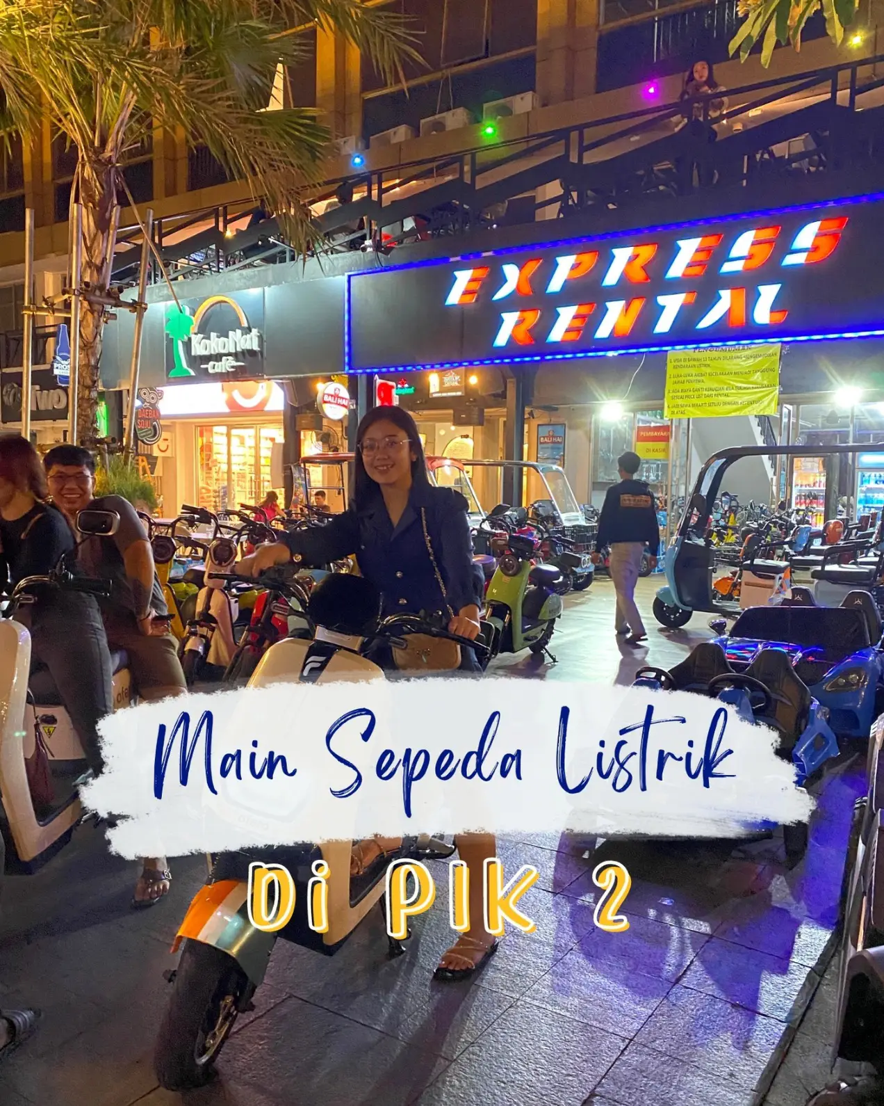 Main Sepeda Listrik di PIK 2 😍🚴🏻‍♀️ | Galeri diposting oleh Yohana Djong | Lemon8