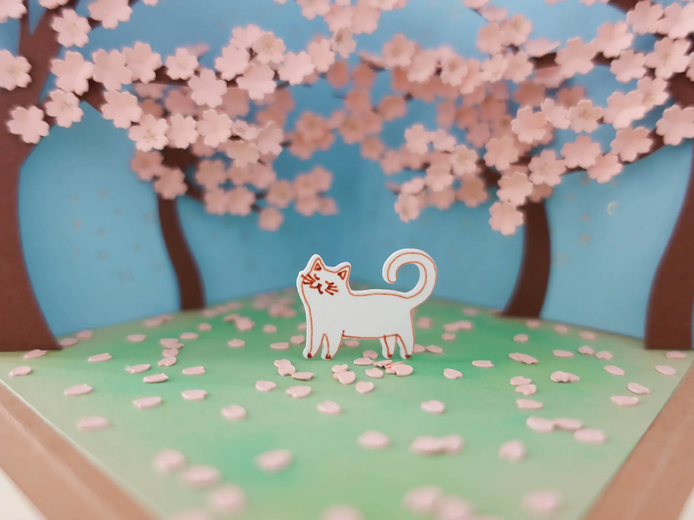 🌸การ์ดกล่องระเบิดซากุระ | แกลเลอรีที่โพสต์โดย Teerada | Lemon8