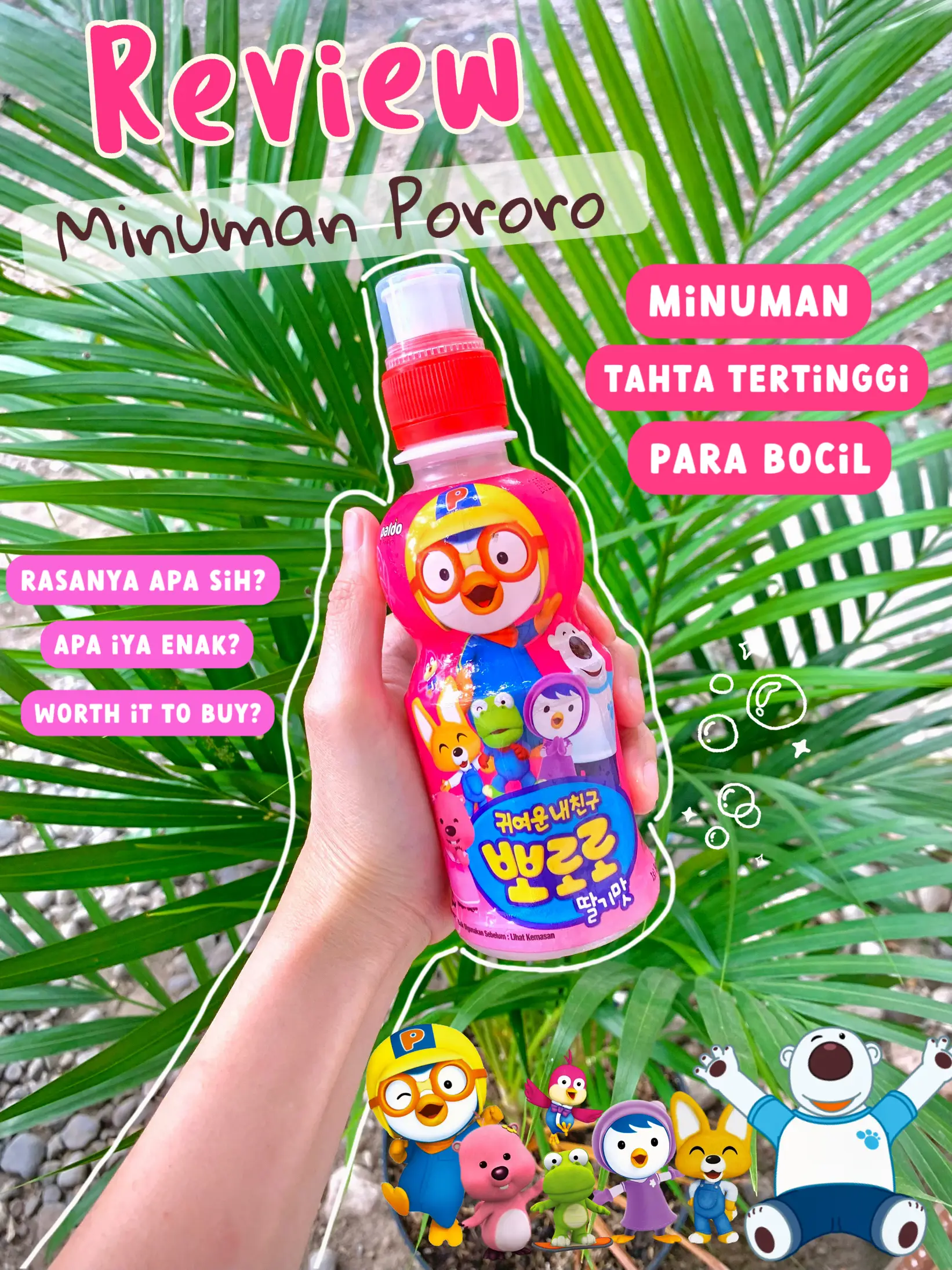 Review Minuman Pororo - Pencarian Lemon8