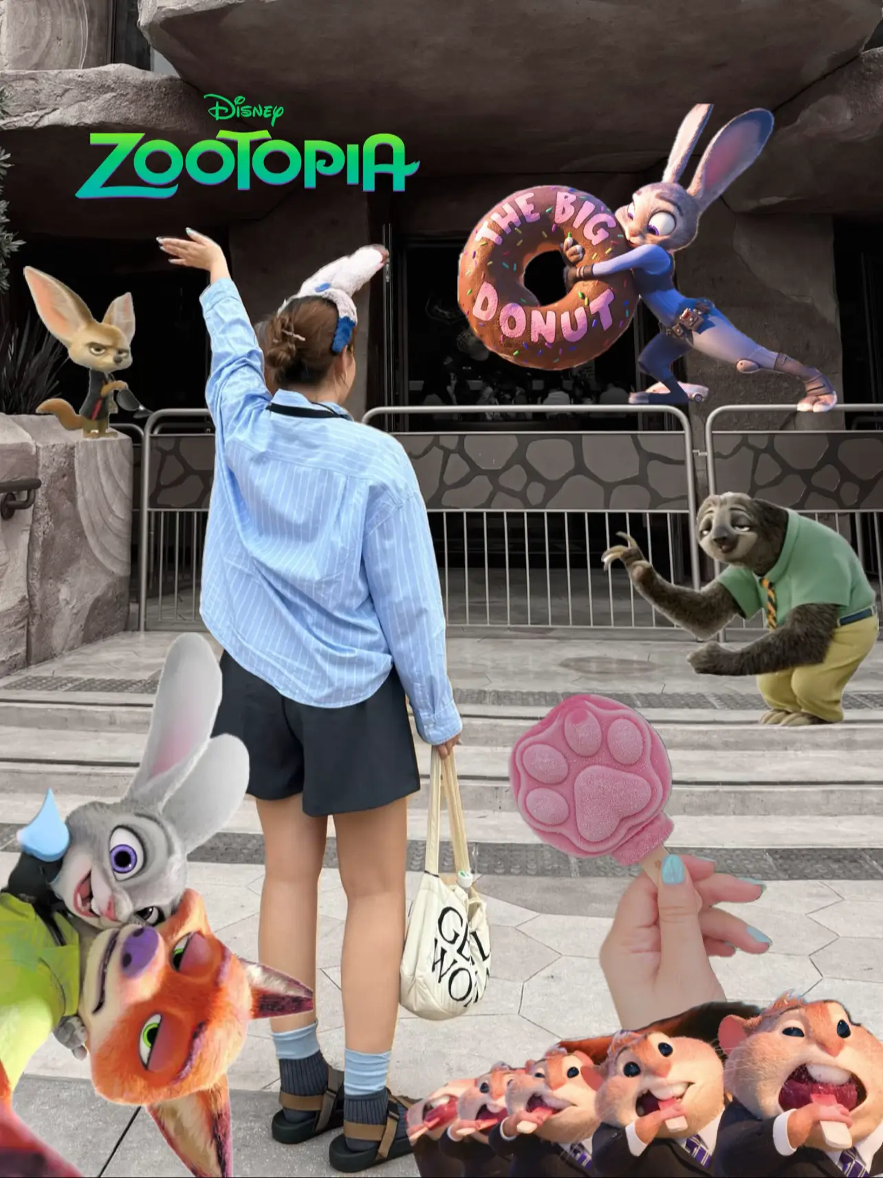 How to ถ่ายรูปไม่ติดคน 📍Zootopia, Shanghai Disneyland | แกลเลอรีที่ ...