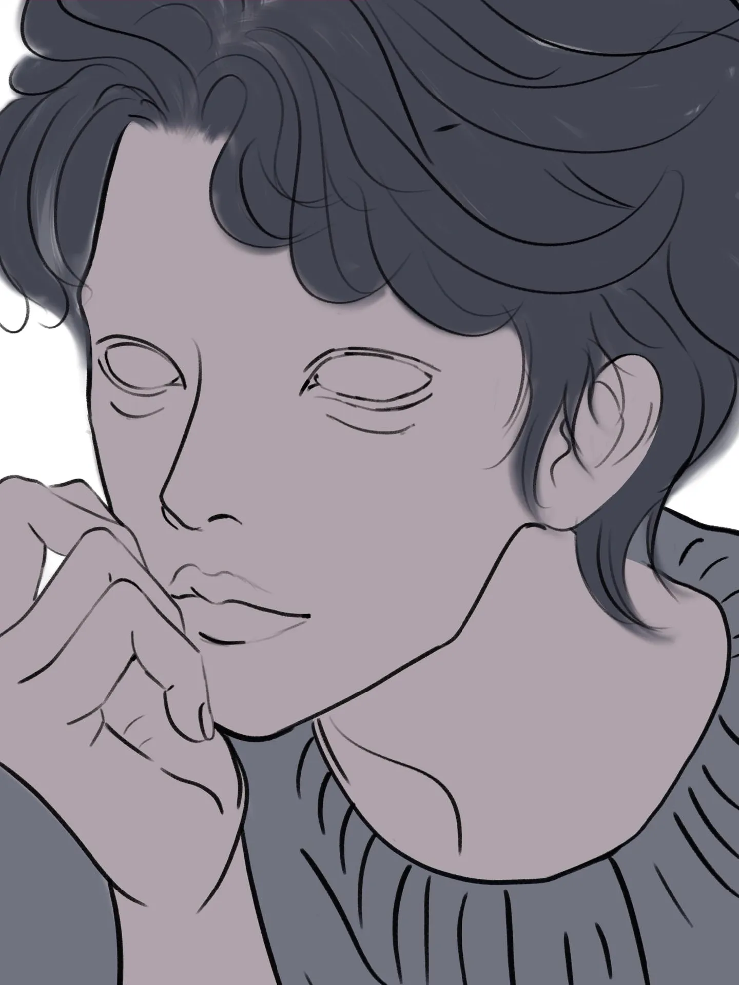 วาดสาวๆมาหลายคนแล้ว มาลองวาดหนุ่มๆดูบ้าง แกลเลอรีที่โพสต์โดย Order Lemon8