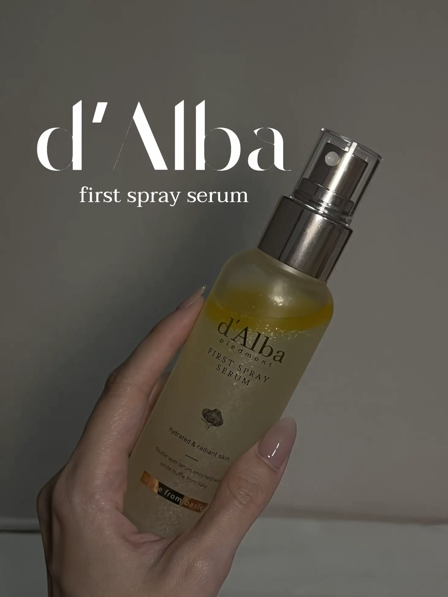 ฮาวทูเซ็ตเครื่องสำอางค์ไปด้วย บำรุงไปด้วยกับ d’Alba spray😍 | แกลเลอรี ...