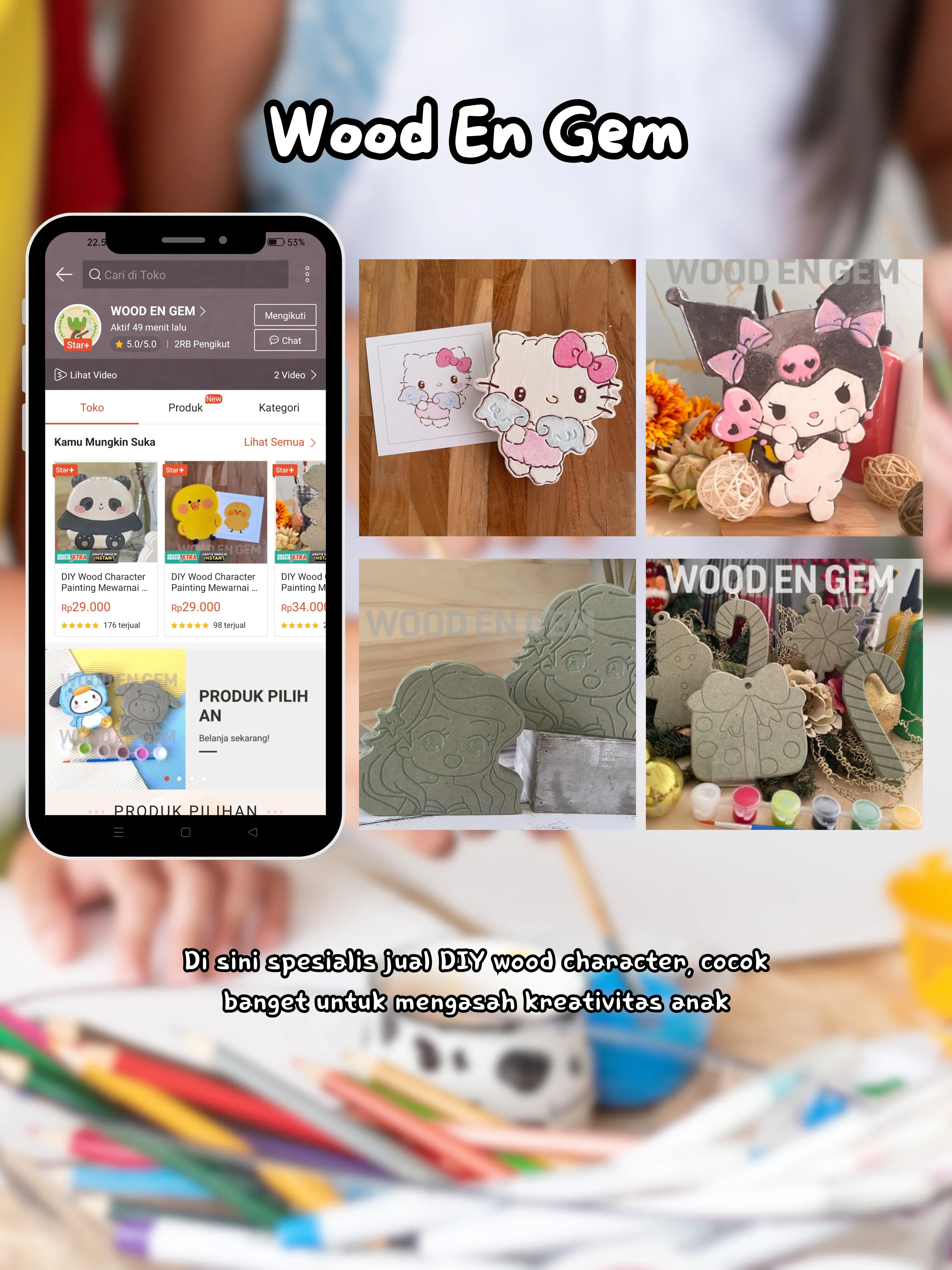 [SAVE] REKOMENDASI TOKO DIY KIT GEMES SEMUAA!!! 😍 | Galeri diposting ...