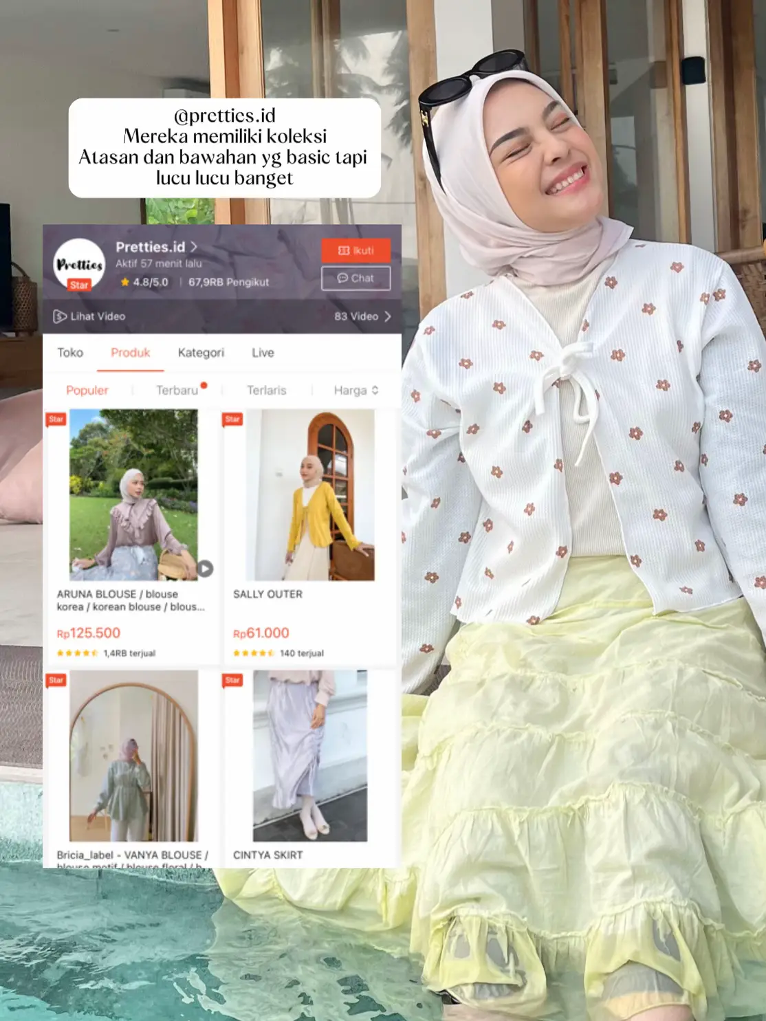 BINGUNG BELI OUTFIT HIJAB? INI REKOMENDASI OLSHOP🔥 | Galeri diposting oleh Anggitatiarapp | Lemon8