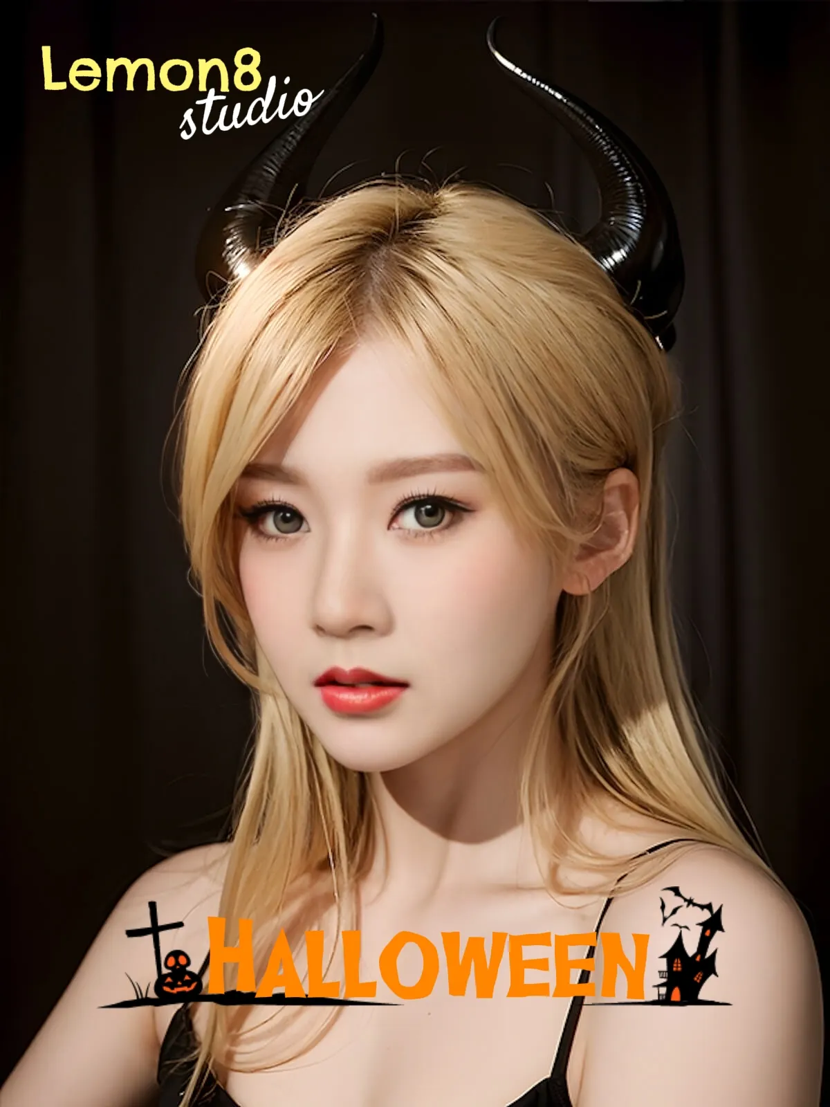 สร้างรูปเก๋ๆต้อนรับ Halloween กัน 🎃👻 | แกลเลอรีที่โพสต์โดย 𝐌𝐚𝐦𝐢.𝐉𝐚𝐧𝐠 ♡ | Lemon8