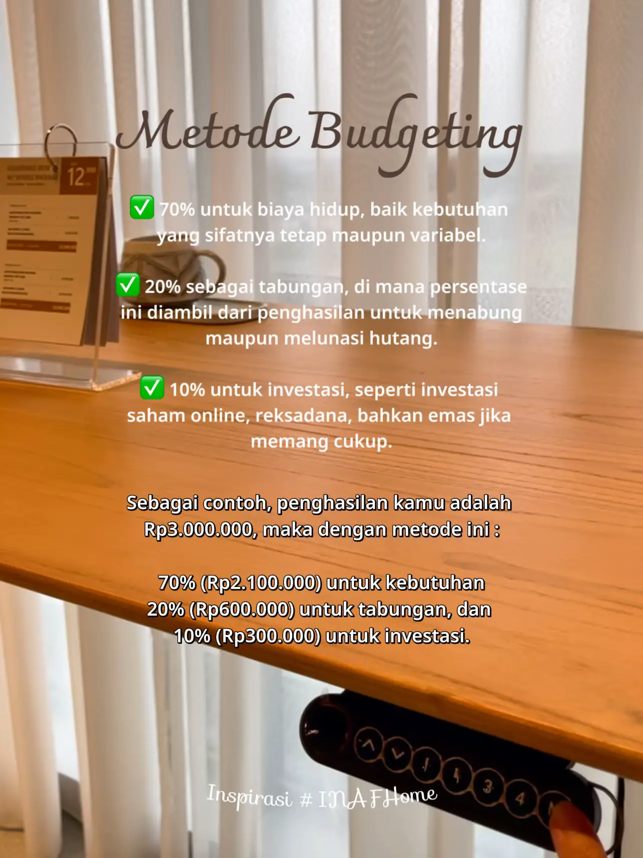 Tips Budgeting : Living Alone | Galeri diposting oleh INAFHome | Lemon8