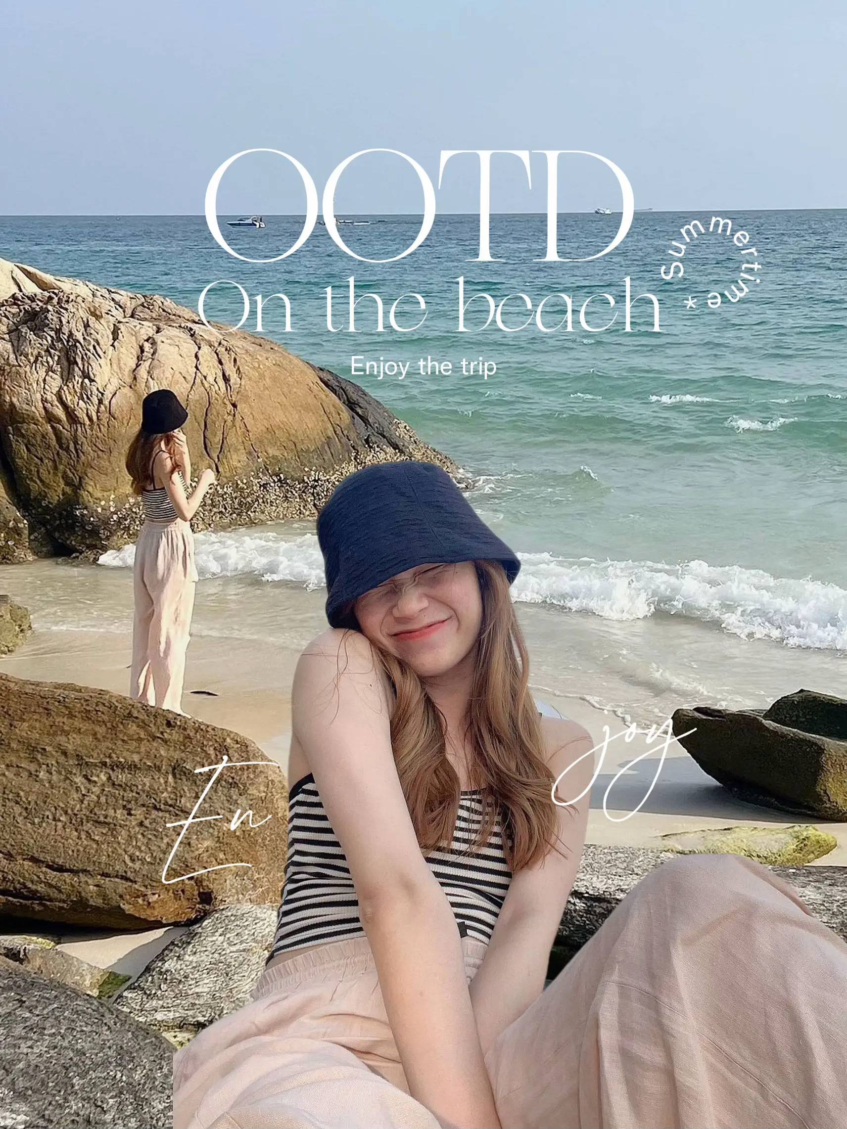 OOTD on the beach แต่งตัวไปทะเล แบบชิลๆ ก็คิ้วได้ 🪼🌊 | แกลเลอรีที่โพสต์ ...