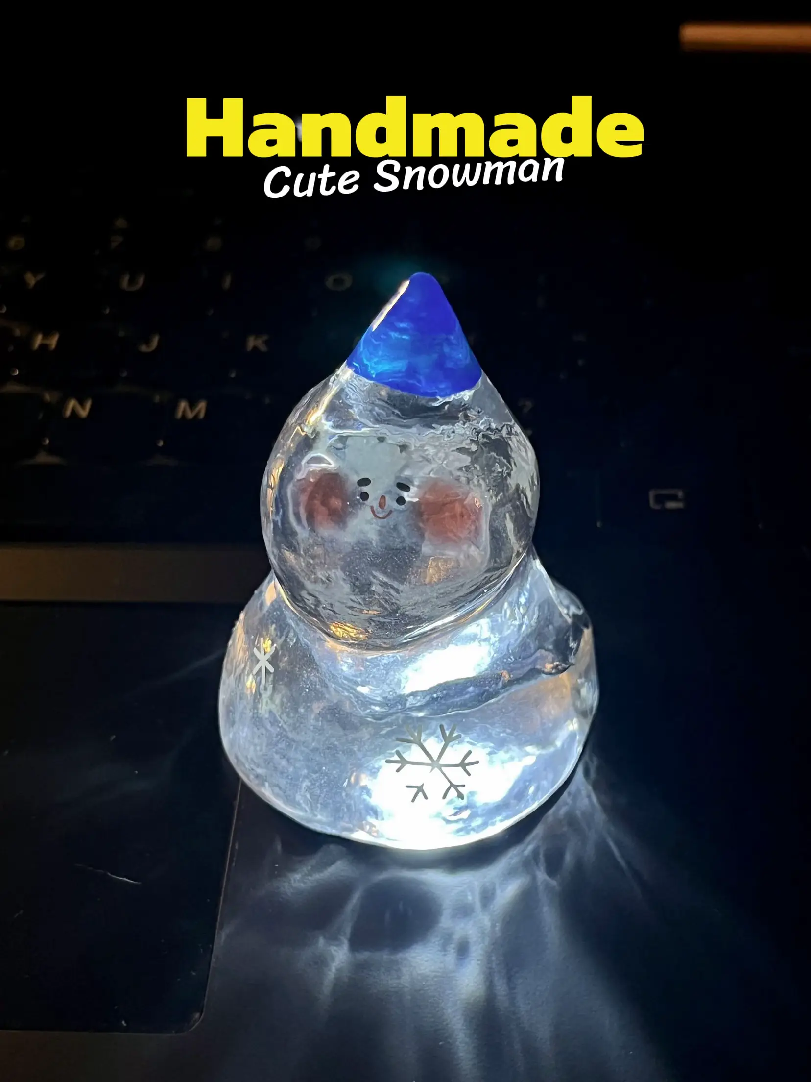 Handmade｜Goodnight Cute Snowman | แกลเลอรีที่โพสต์โดย Uta ยูทา 🌙 | Lemon8