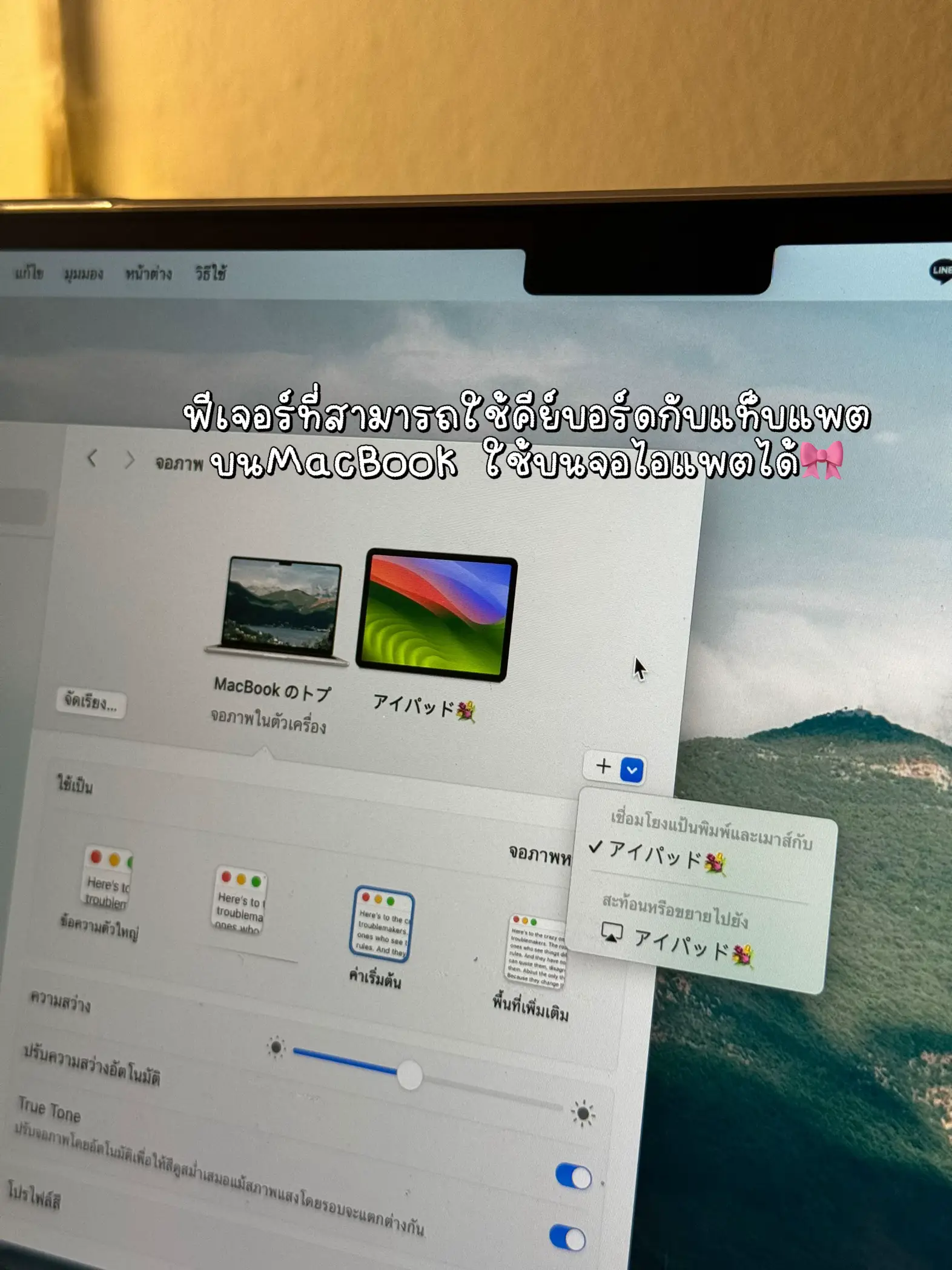 iPad or MacBook 🍎 | แกลเลอรีที่โพสต์โดย Lemon Sakikun | Lemon8