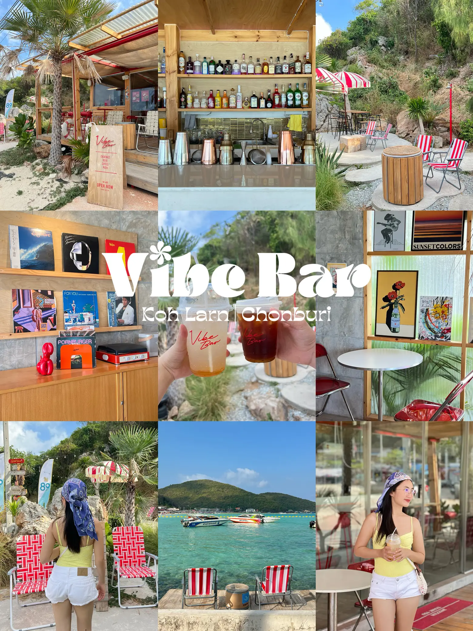 Vibe Bar🌴🍹🏄🏻‍♀️🪸🫧 | แกลเลอรีที่โพสต์โดย ไปกับตูน🧚🏻‍♀️ | Lemon8