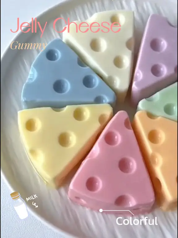 Cheese gummy jelly | วิดีโอที่เผยแพร่โดย เมนูอร่อย | Lemon8