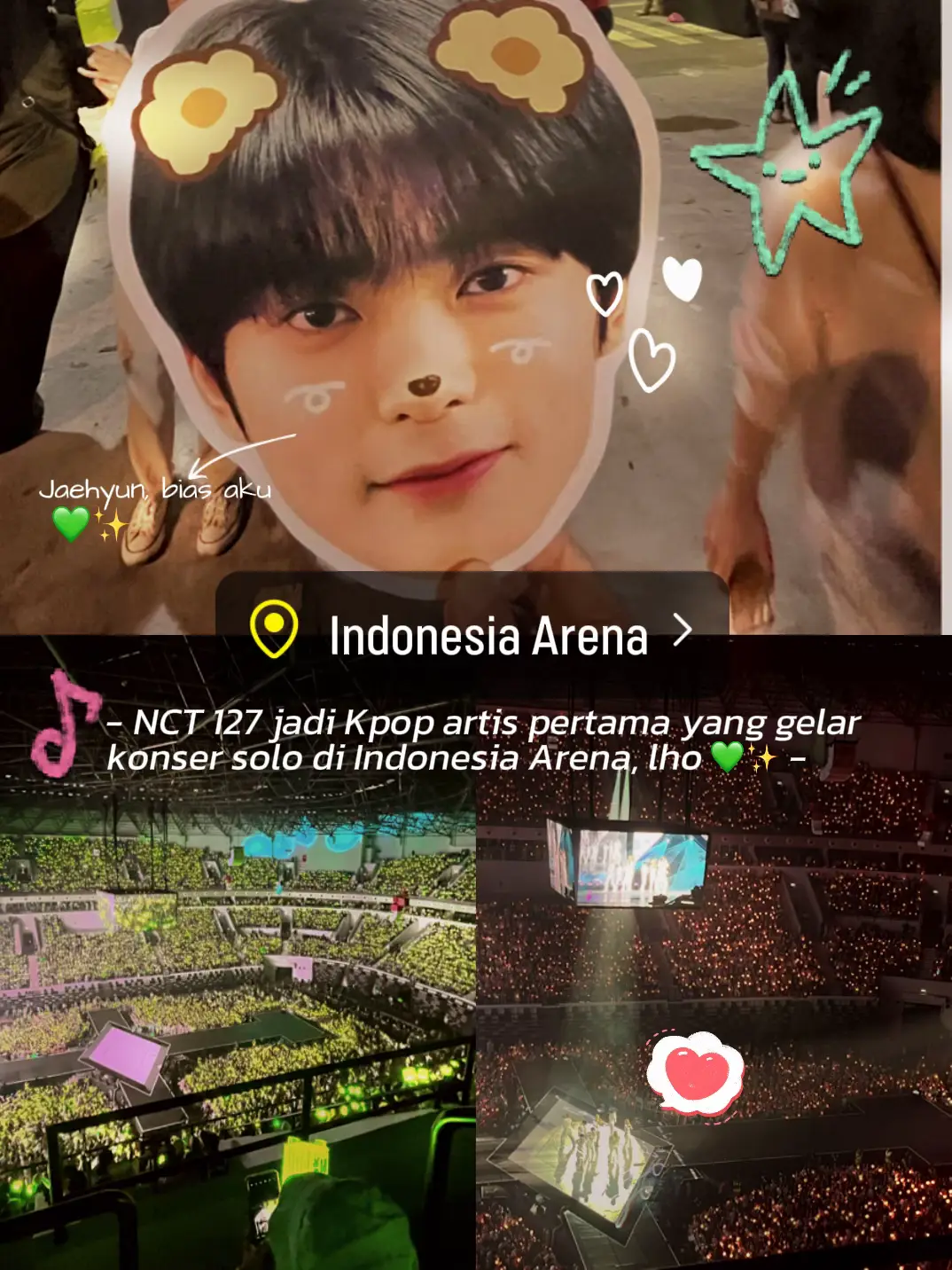#MyMemorableSnap Nonton Konser NCT 127 The Unity 💚 | Galeri diposting oleh putri ayu | Lemon8