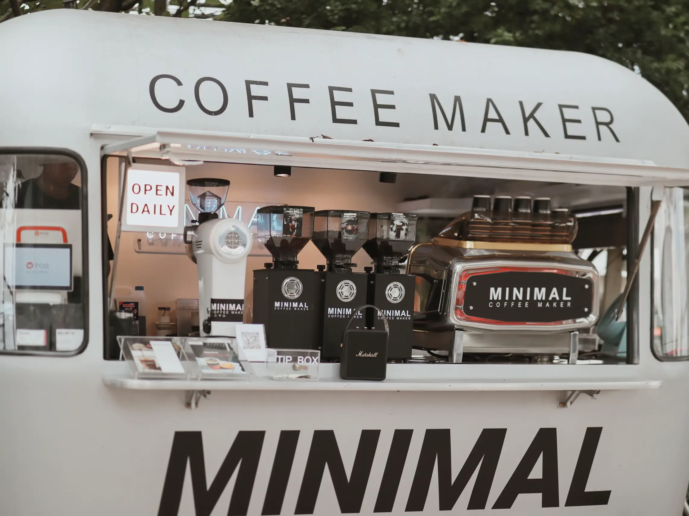 🖤Minimal coffee nimcity , Food Truck Camping Style | แกลเลอรีที่โพสต์โดย May’s Journey | Lemon8