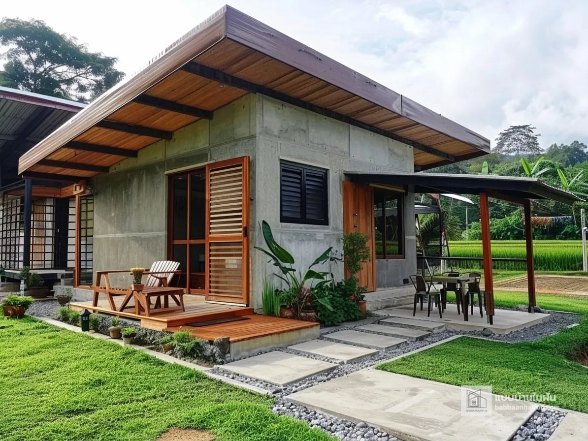 รวม 3 แบบบ้านโมเดิร์น งบประหยัด | แกลเลอรีที่โพสต์โดย Homesmart.me | Lemon8