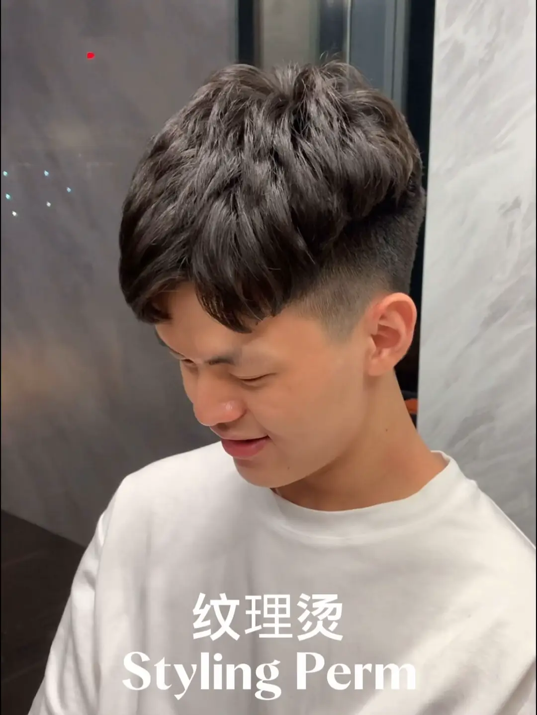 🇸🇬 Root Perm 烫发后酷男孩瞬间变成微笑男孩了😊 | วิดีโอที่เผยแพร่โดย 🇸🇬Jerry发型设计师 ️ | Lemon8