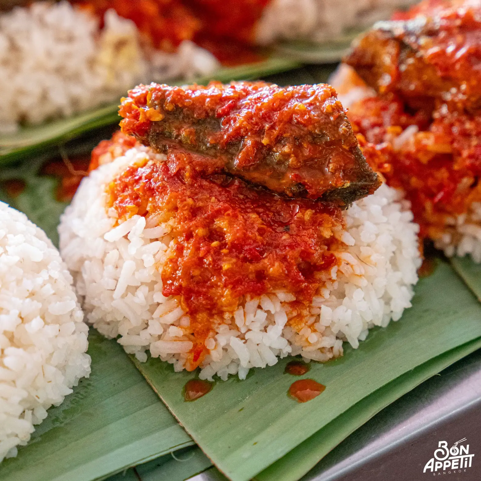 Ali Nasi Lemak Daun Pisang ข้าวมันสไตล์มลายูสุดแซ่บบบบ😍🫶🏻 | แกลเลอรีที่ ...