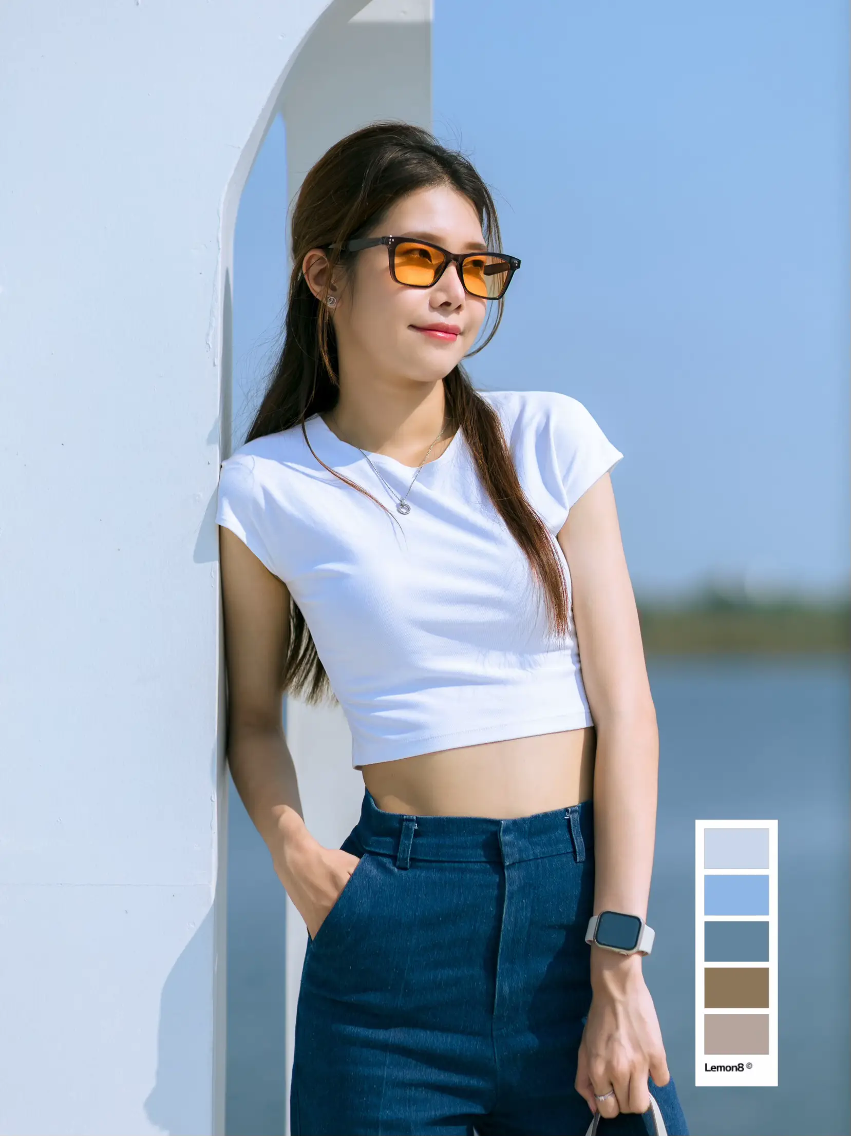 ไอเดียท่าโพส สำหรับสายคาเฟ่🥰 | แกลเลอรีที่โพสต์โดย M’MOOK | Lemon8