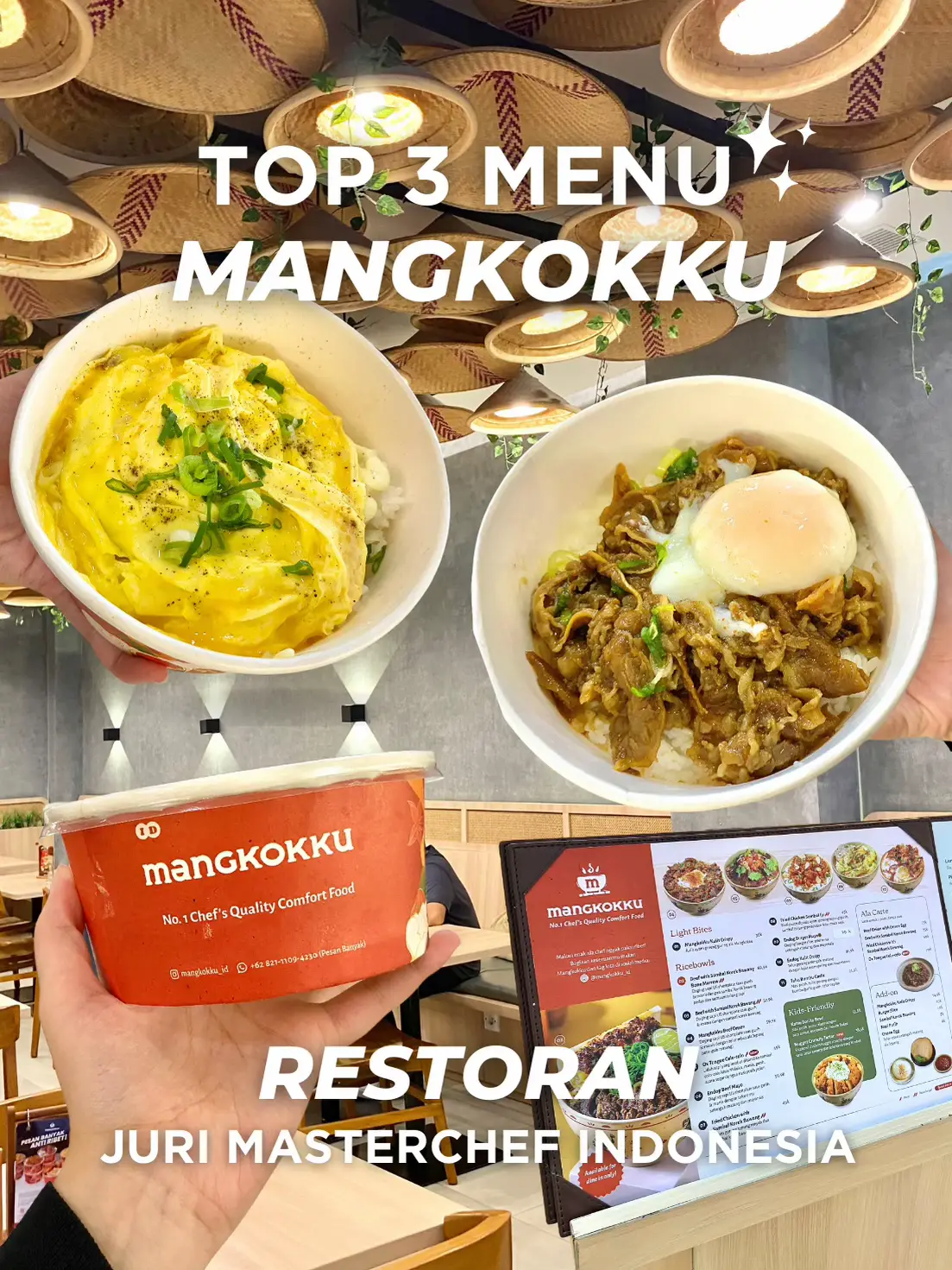 TOP 3 MENU DI MANGKOKKU🥘👨‍🍳 | แกลเลอรีที่โพสต์โดย Celine | Lemon8