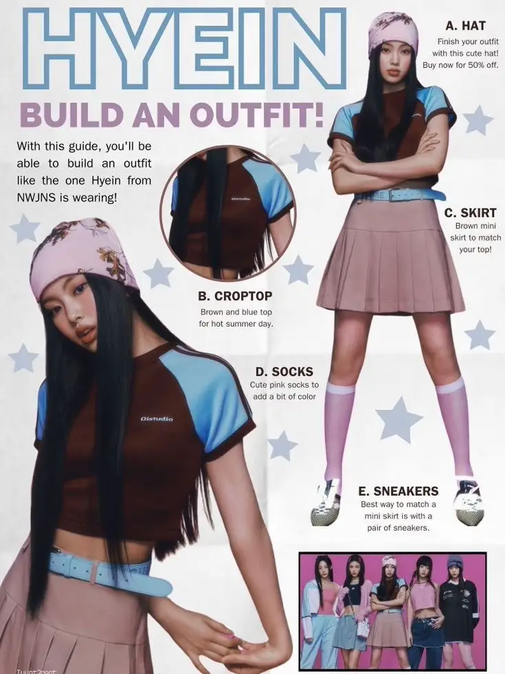 New jeans X OiOi ; Y2K outfits | แกลเลอรีที่โพสต์โดย silly.cat | Lemon8