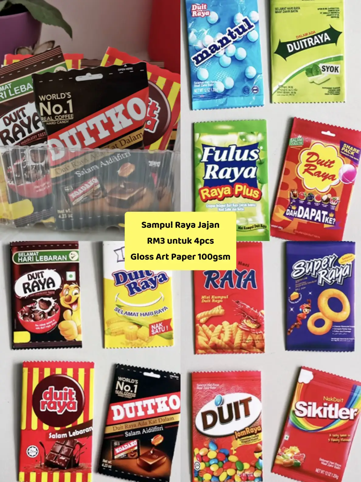 The Cutest Sampul Raya at the Lowest RM3 | Galeri disiarkan oleh Diana ...