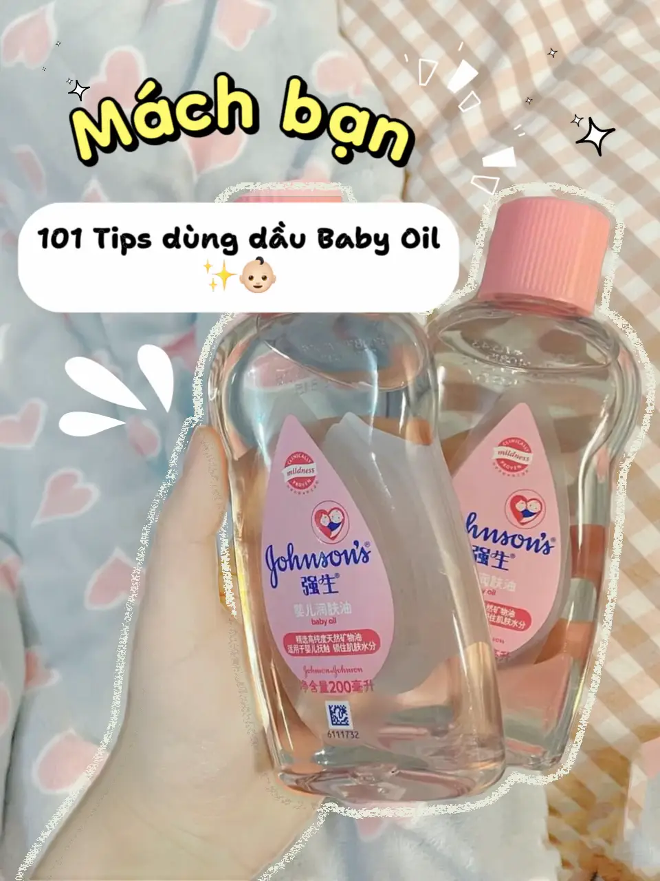 Mách bạn 101 Tips dùng dầu BabyOil 👶🏻👶🏻🌸 | Bộ sưu tập do Bibianeé đăng ...