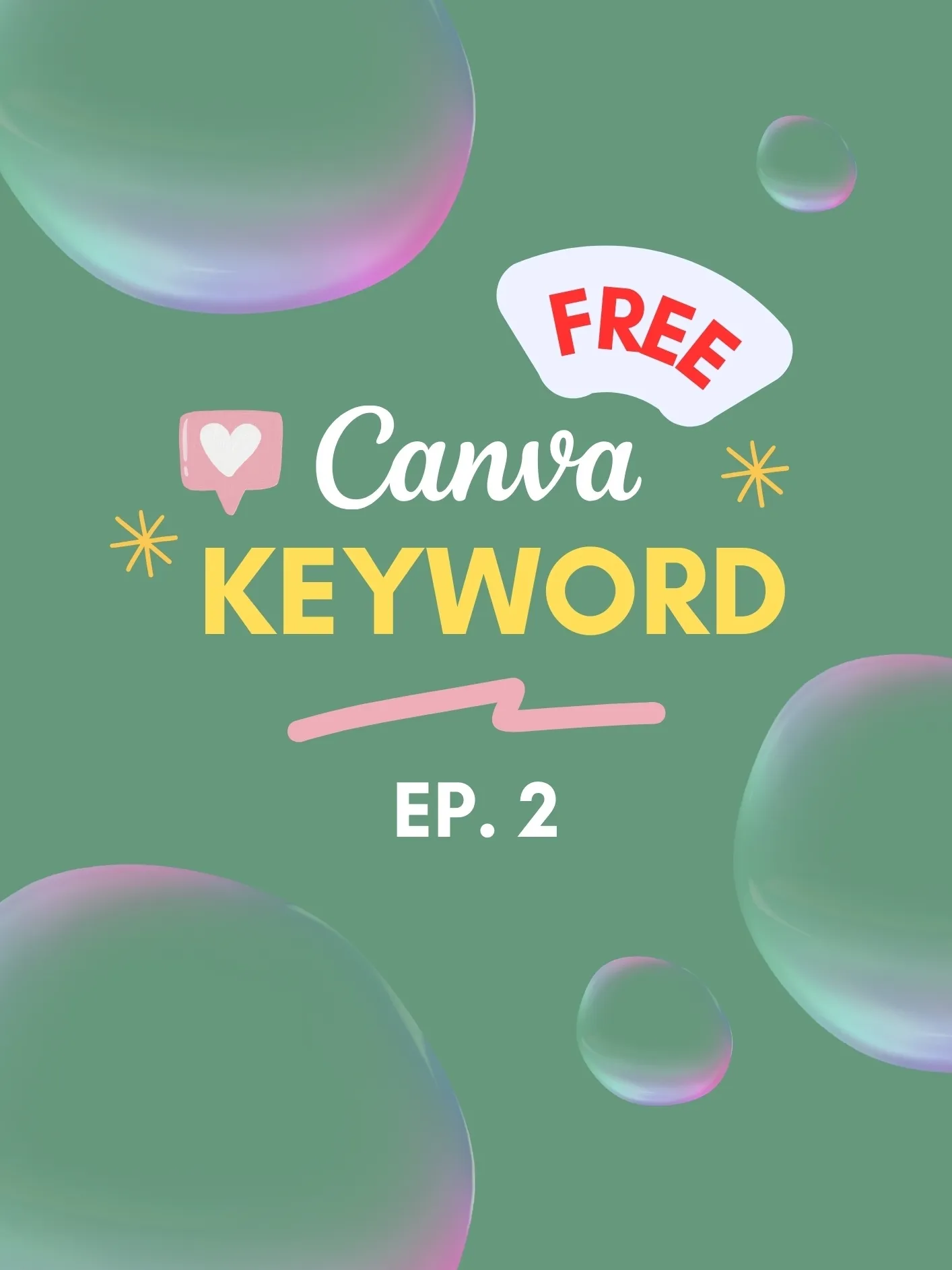 แจกคำค้นหาน่ารักๆใน canva ฟรี ep.2 | แกลเลอรีที่โพสต์โดย MookThan | Lemon8