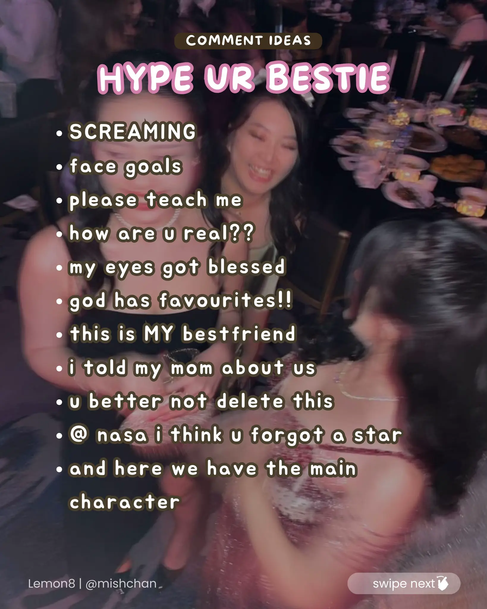 30+ komenan IG buat hype bestie mu 🙆‍♀️💕 | Galeri diposting oleh ˚ʚ mish ɞ˚ | Lemon8